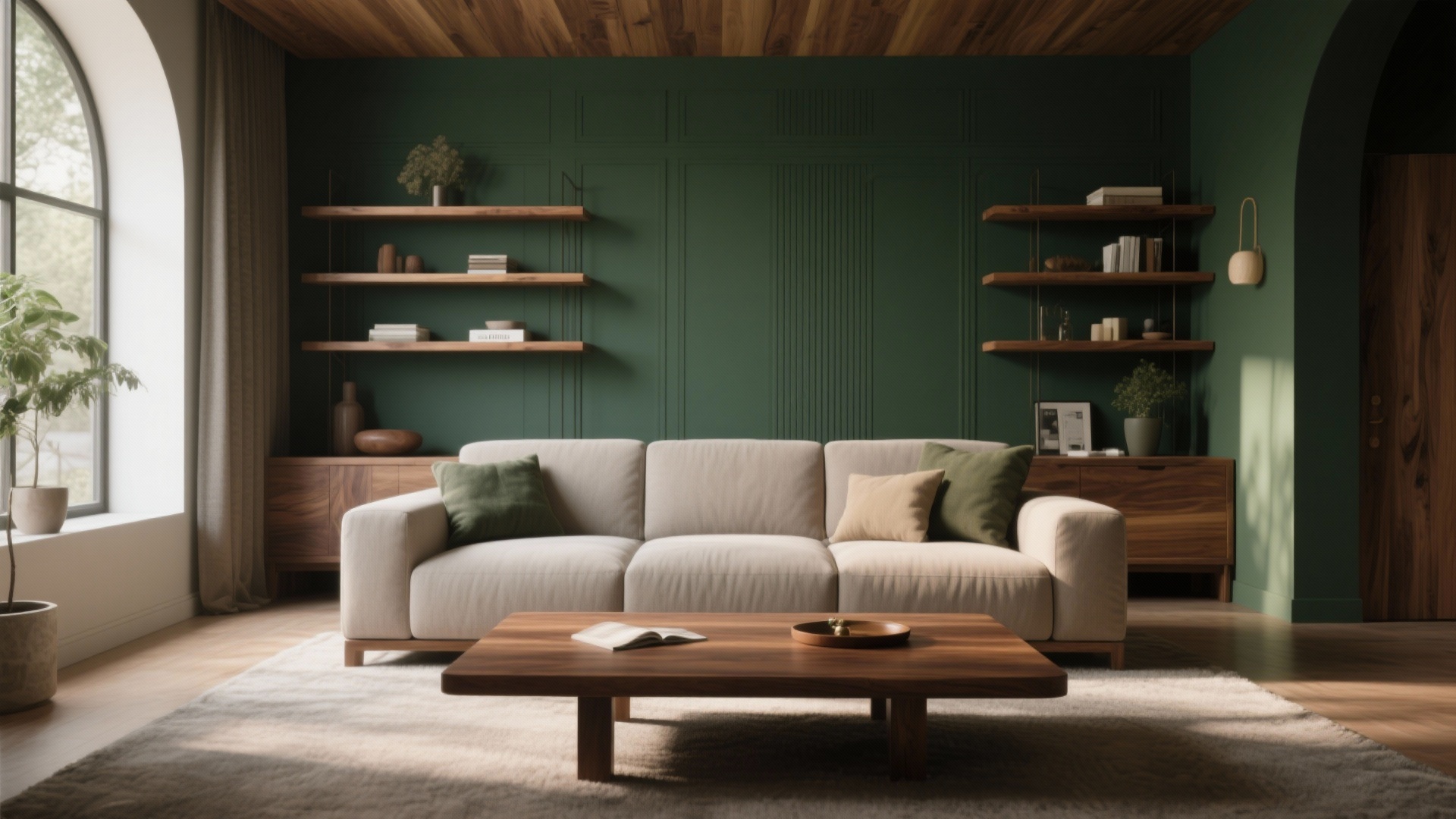 10 Dark Green Living Room Ideas You'll Love