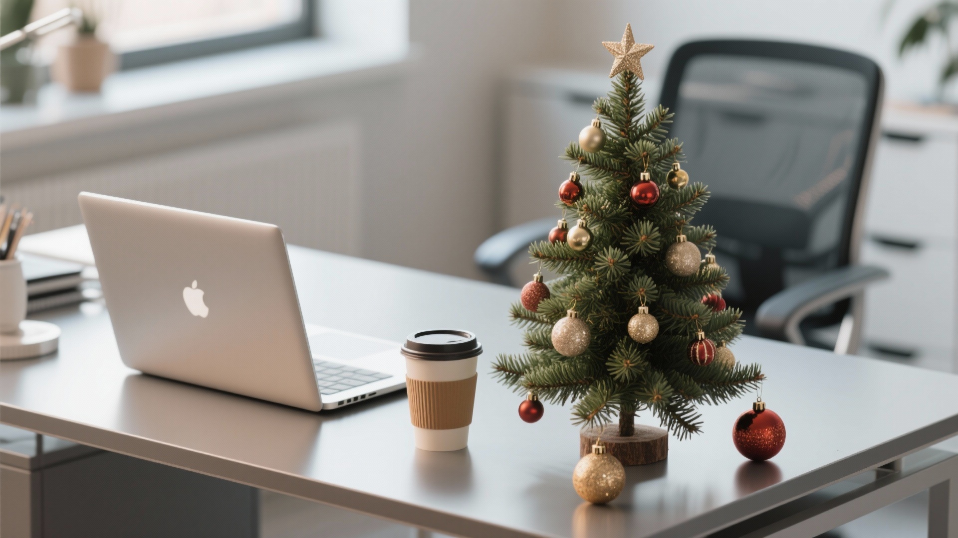 Office Feels Dull? 10 Christmas Office Decoration Ideas