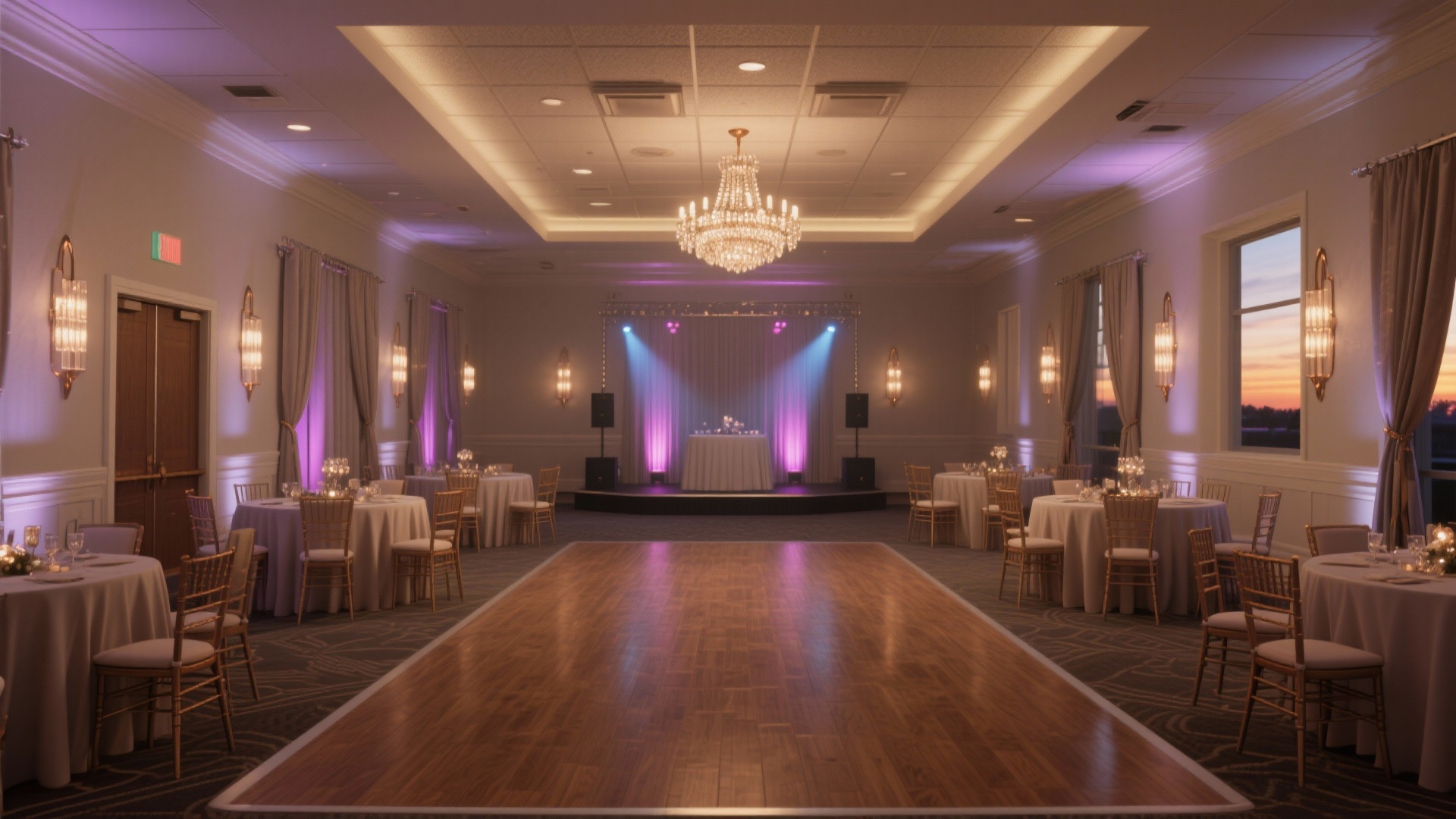 Dia Party Hall Design: Fix Dark Lighting & Bad Layout
