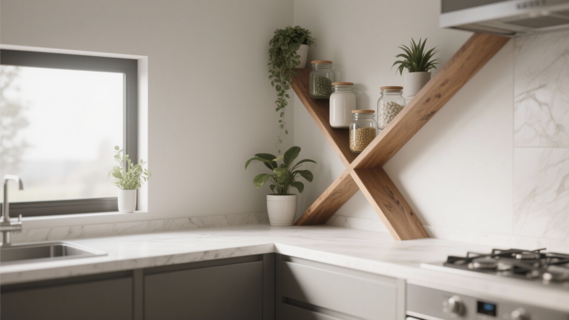 10 Corner Kitchen Shelf Ideas for Small Kitchens