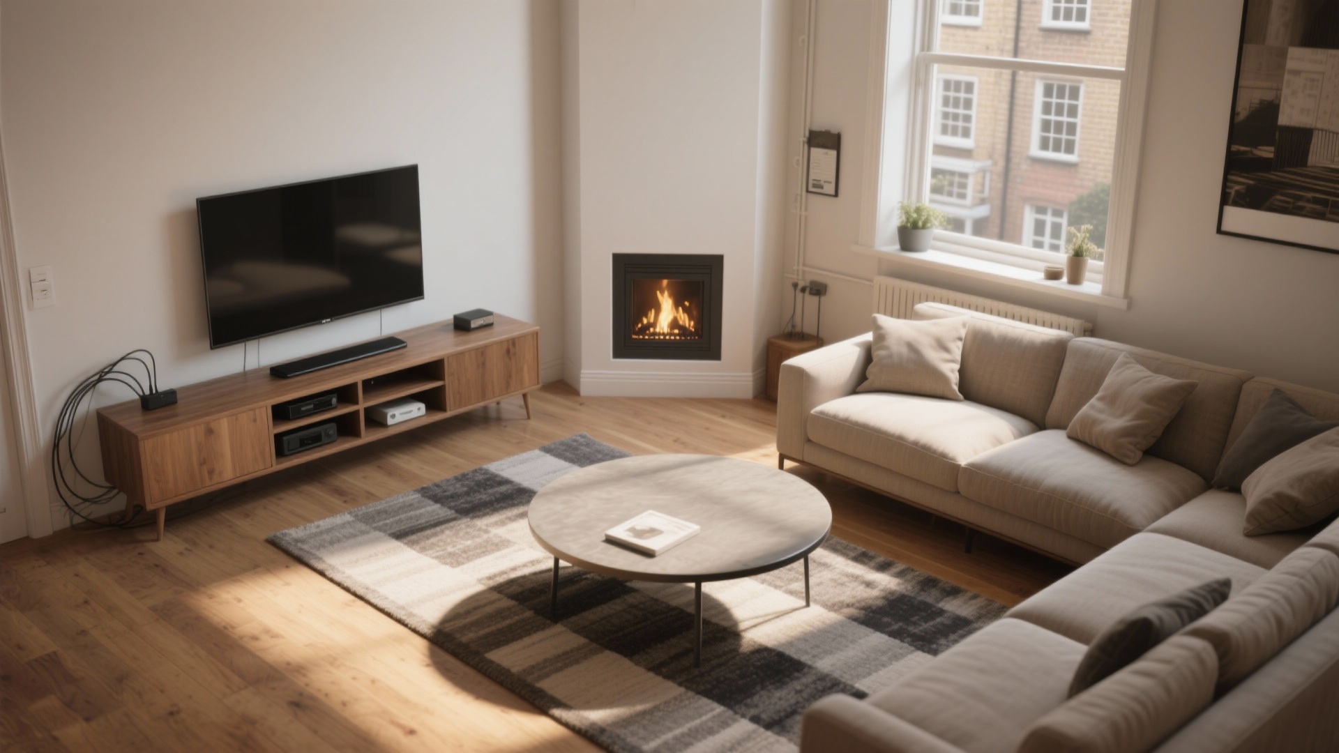 10 Small Living Room Layout Ideas with Corner Fireplace and TV