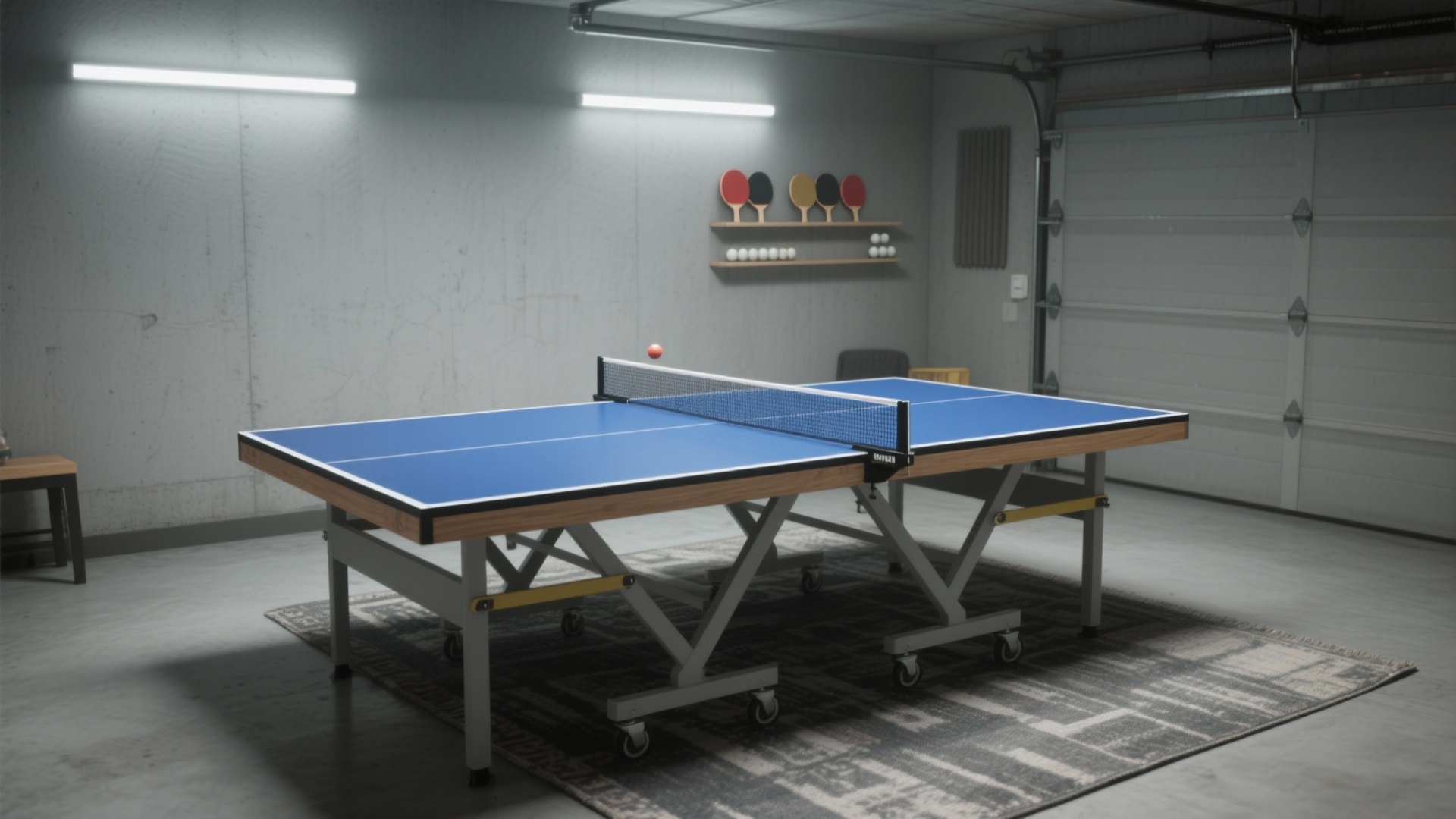 DIY Table Tennis Table: Fix Small Rooms With Foldable Design