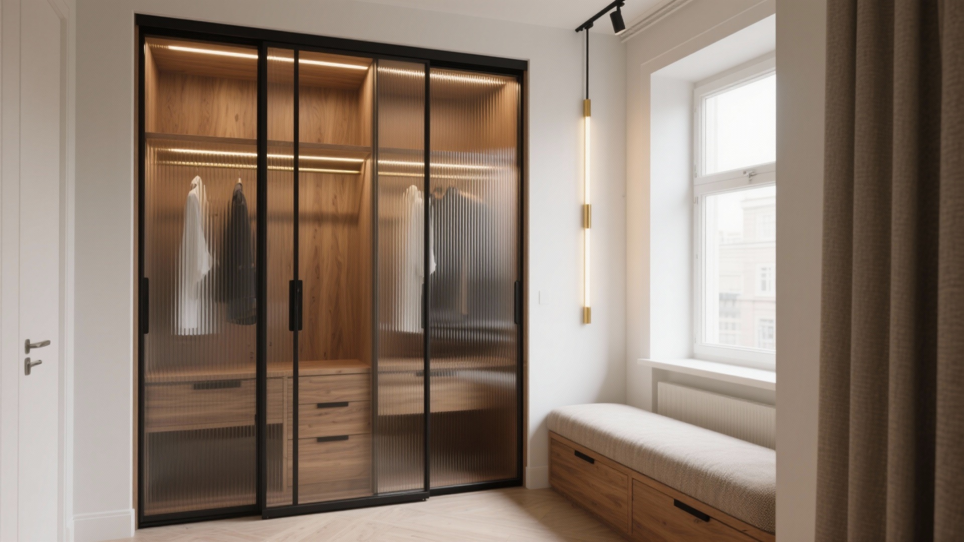 Small Dressing Room Feels Cramped? 5 Door Design Fixes