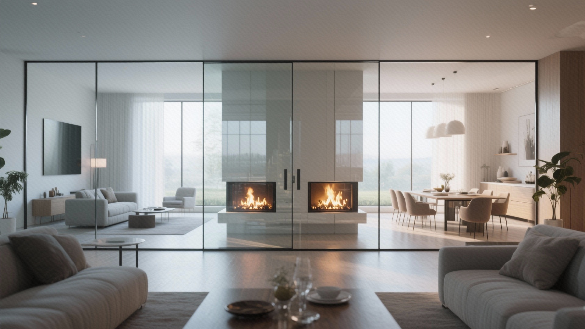 10 Living Room Ideas with Electric Fireplaces