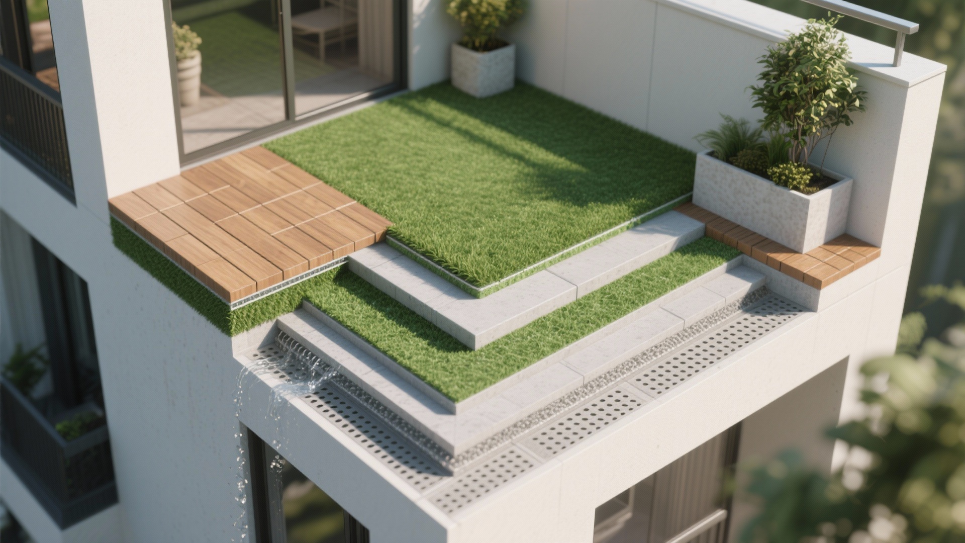 5 Smart Ideas for Balcony Design with Artificial Grass