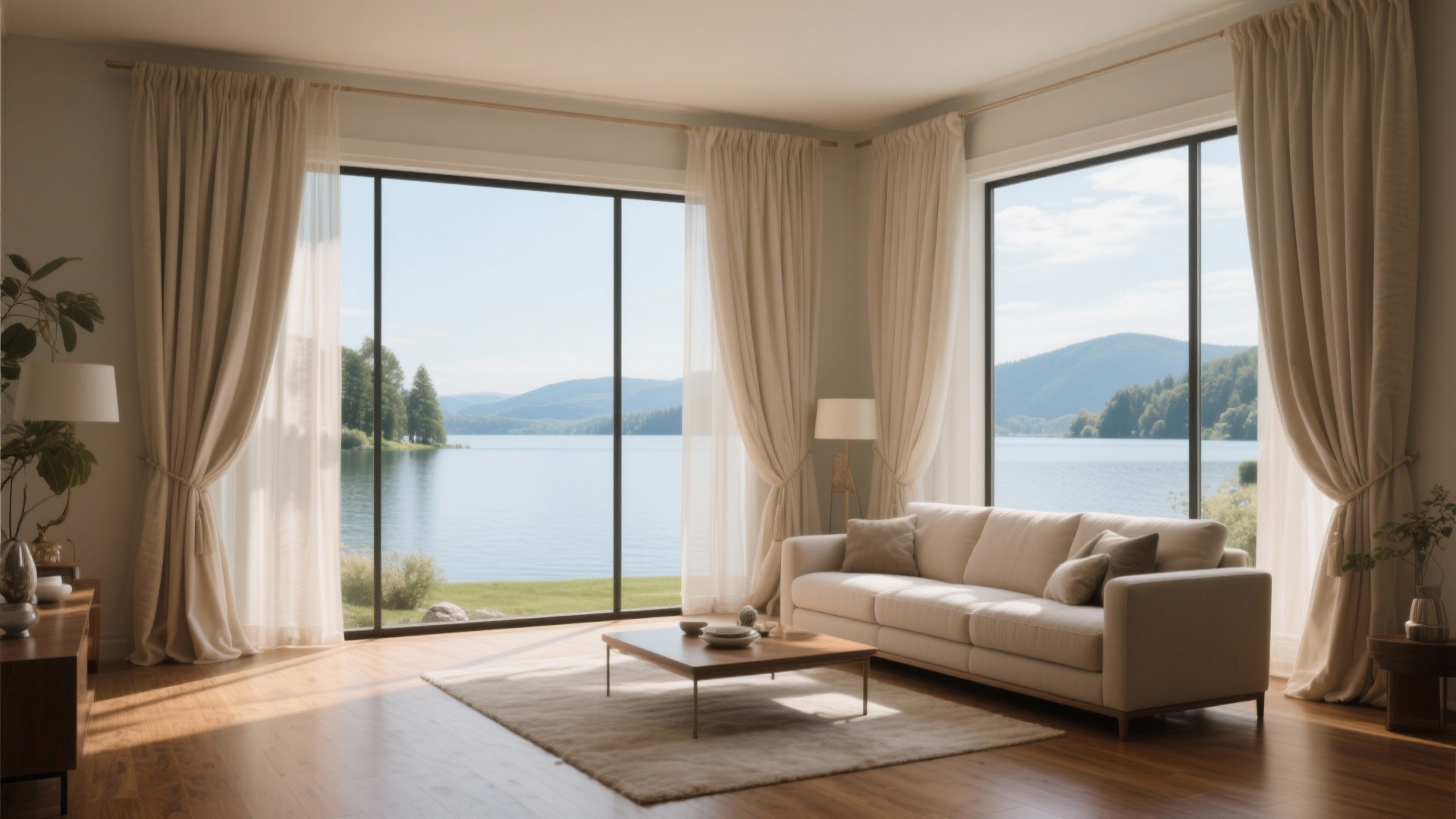 10 Living Room Ideas with Large Windows