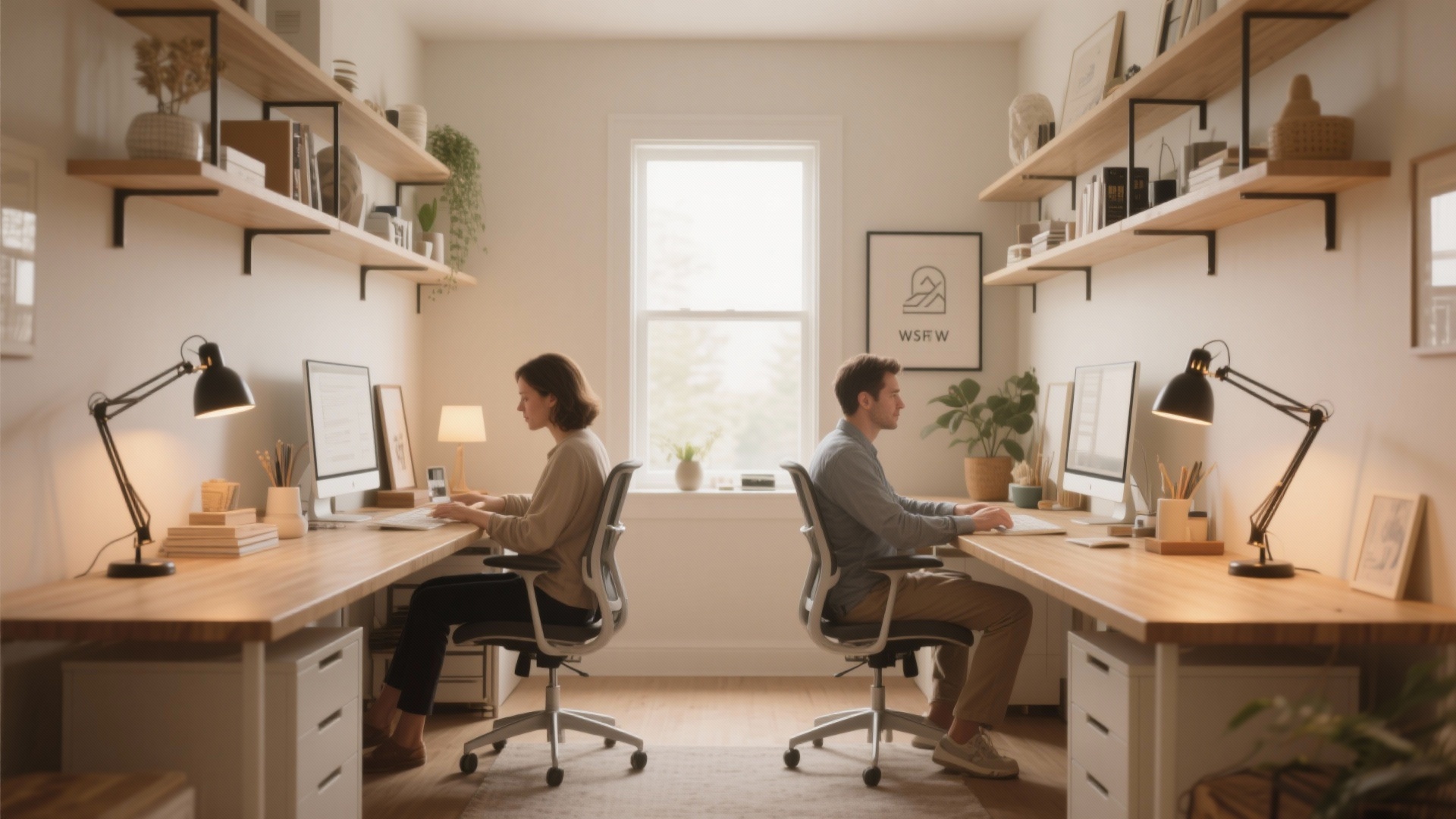 Small Office Too Cramped? 10 Desk Ideas That Add Space
