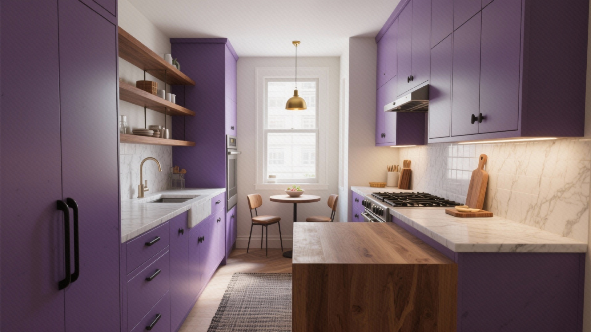 Eggplant Colored Kitchen Cabinets Too Dark? 5 Fixes