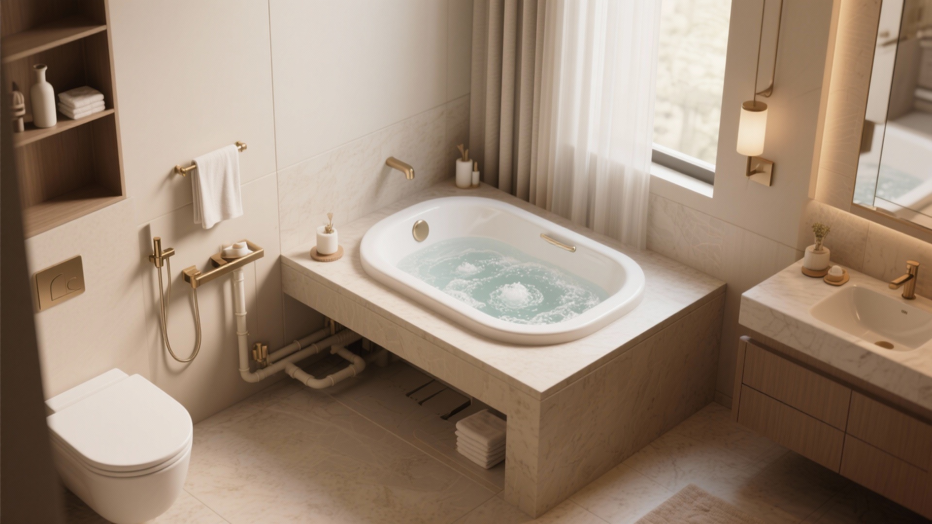 10 Creative Jetted Tub Bathroom Ideas for Small Spaces