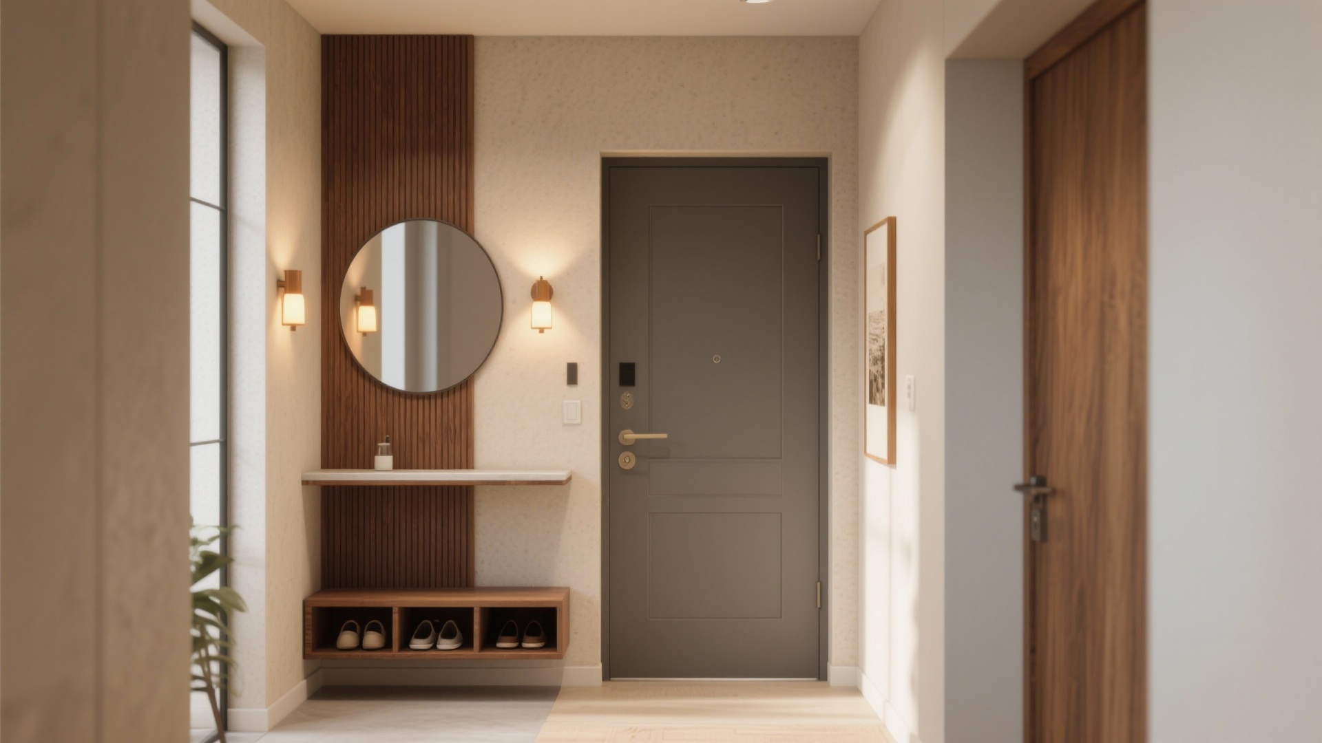 Entrance Door Wall Design: 5 Ideas That Work