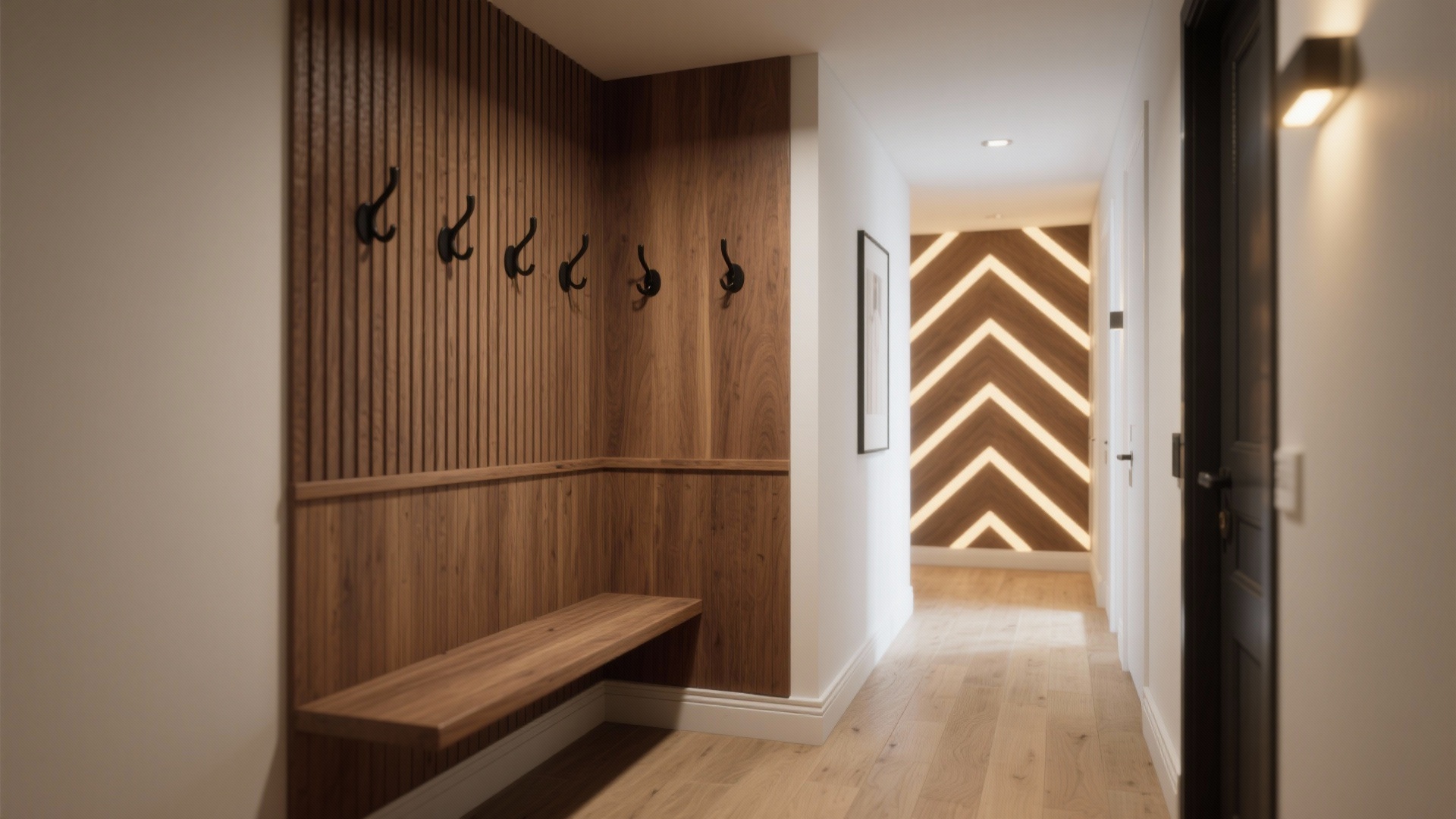 Hallway Feels Cramped? 5 Hall Wall Wood Design Fixes