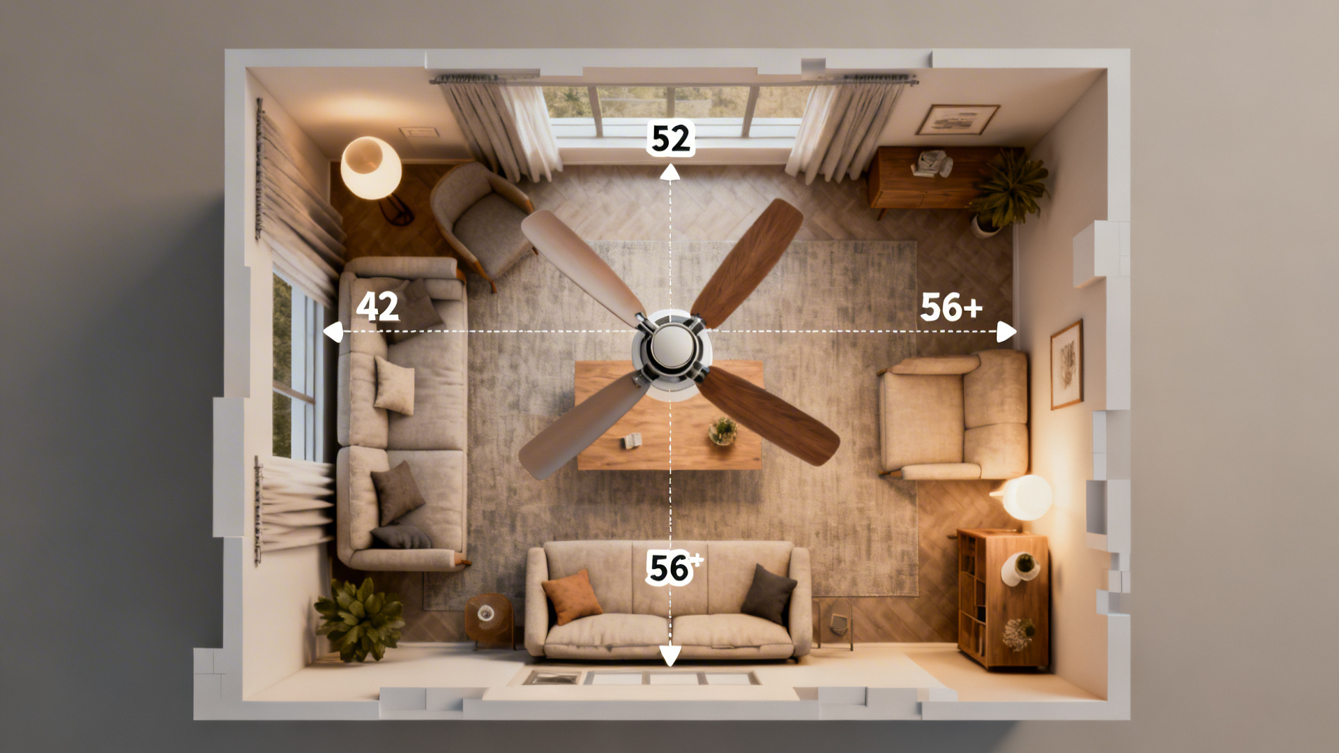 Small Living Room Ceiling Fan: 5 Picks That Won’t Overwhelm