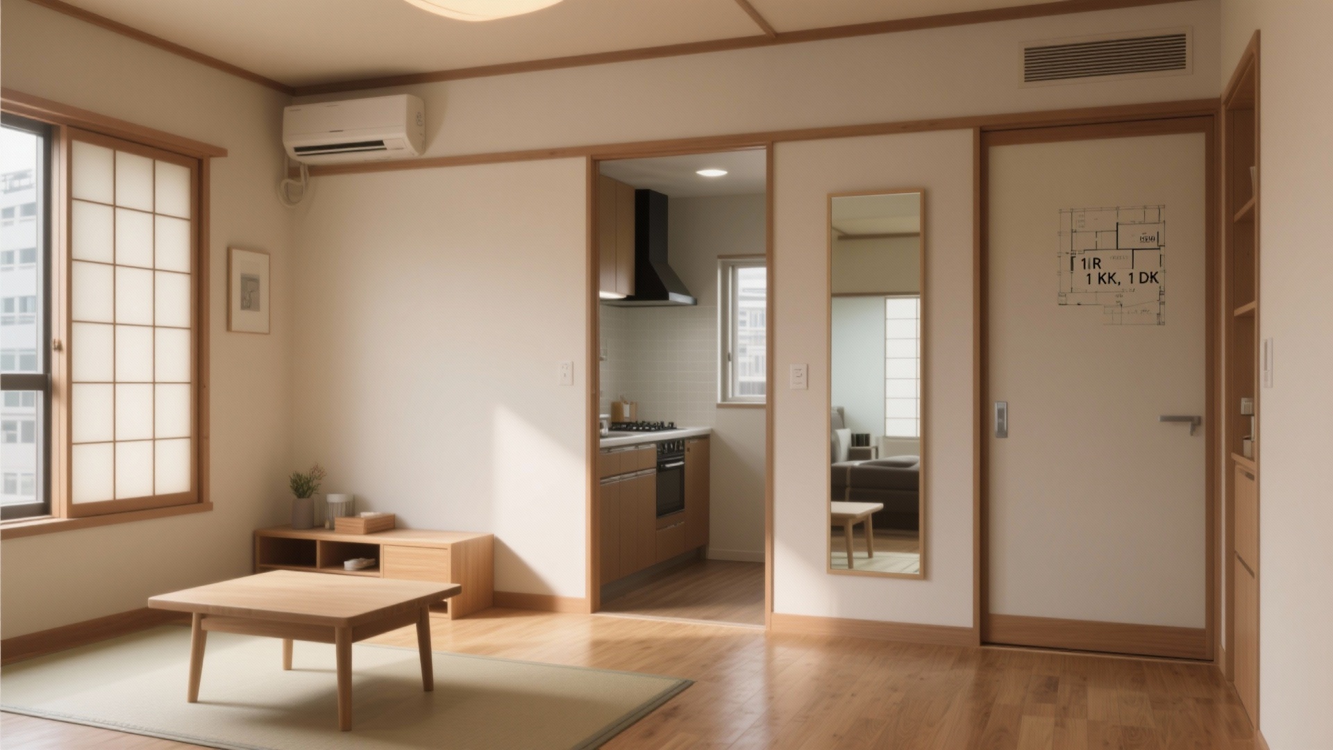 板橋の1DKを変える設計術5選｜東京公寓設計の実例思考