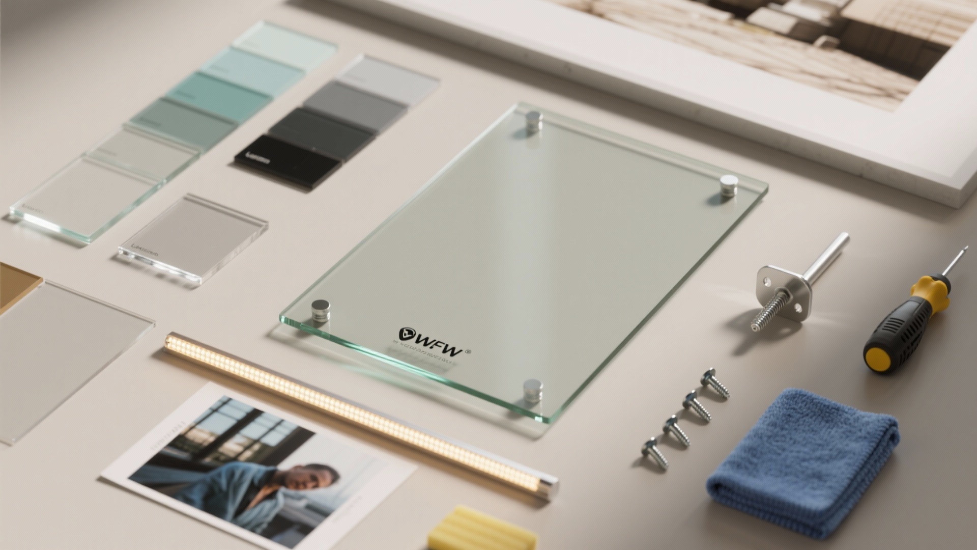 Tempered Glass Wall Art: 5 Living Room Ideas