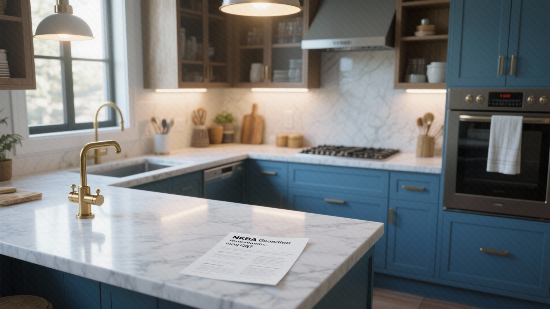Blue Ruby Kitchen Too Dark? 5 Small-Space Fixes