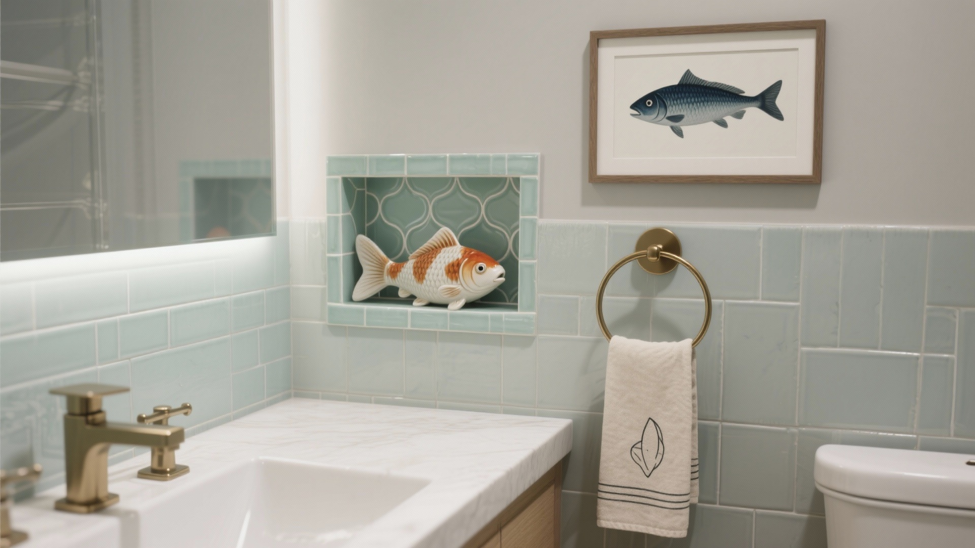 Fish Bathroom Decor Looks Kitsch? 5 Fixes That Work