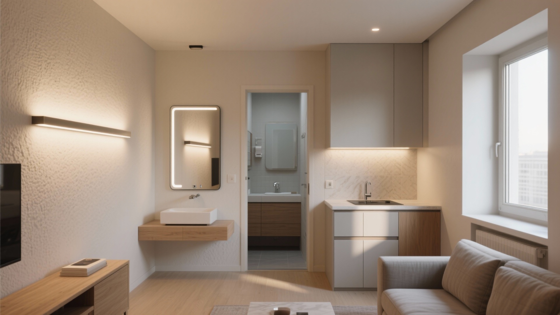 Small Room Feels Dark? Flat Wall Lighting That Saves Space