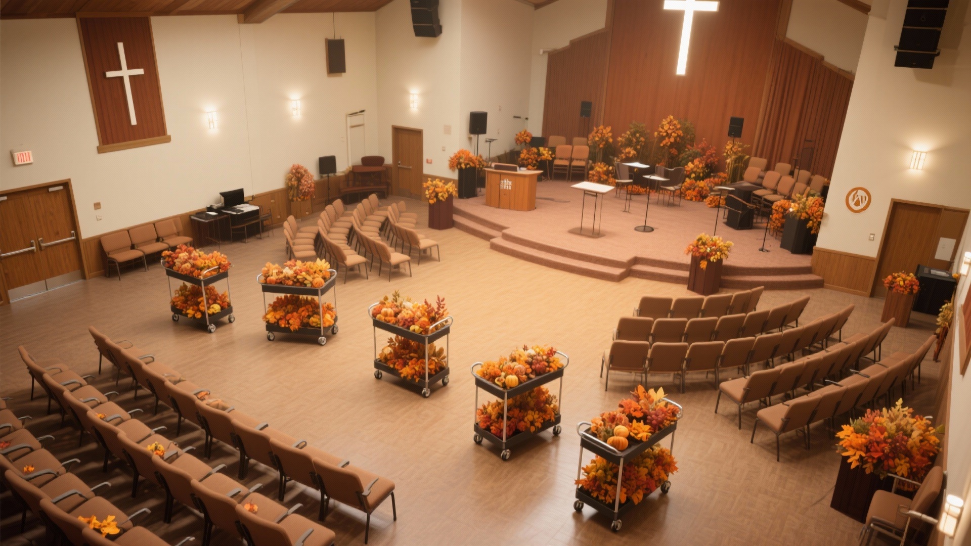 5 Fall Church Decorating Ideas
