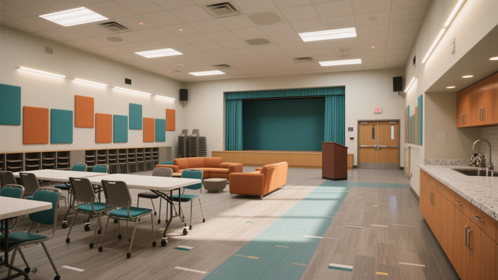 Multipurpose Community Hall Design: Fix Slow Room Changeovers