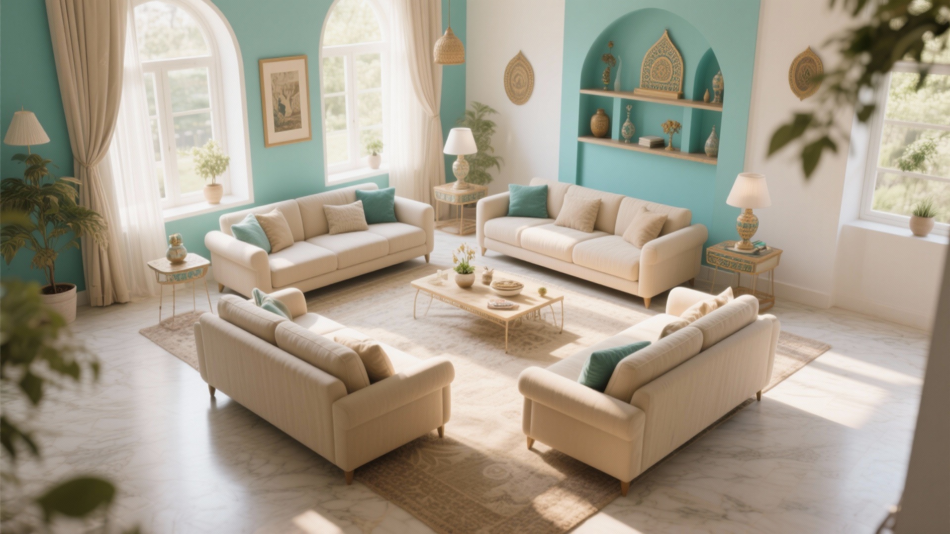 16x16 Hall Interior Design Ideas for Indian Homes