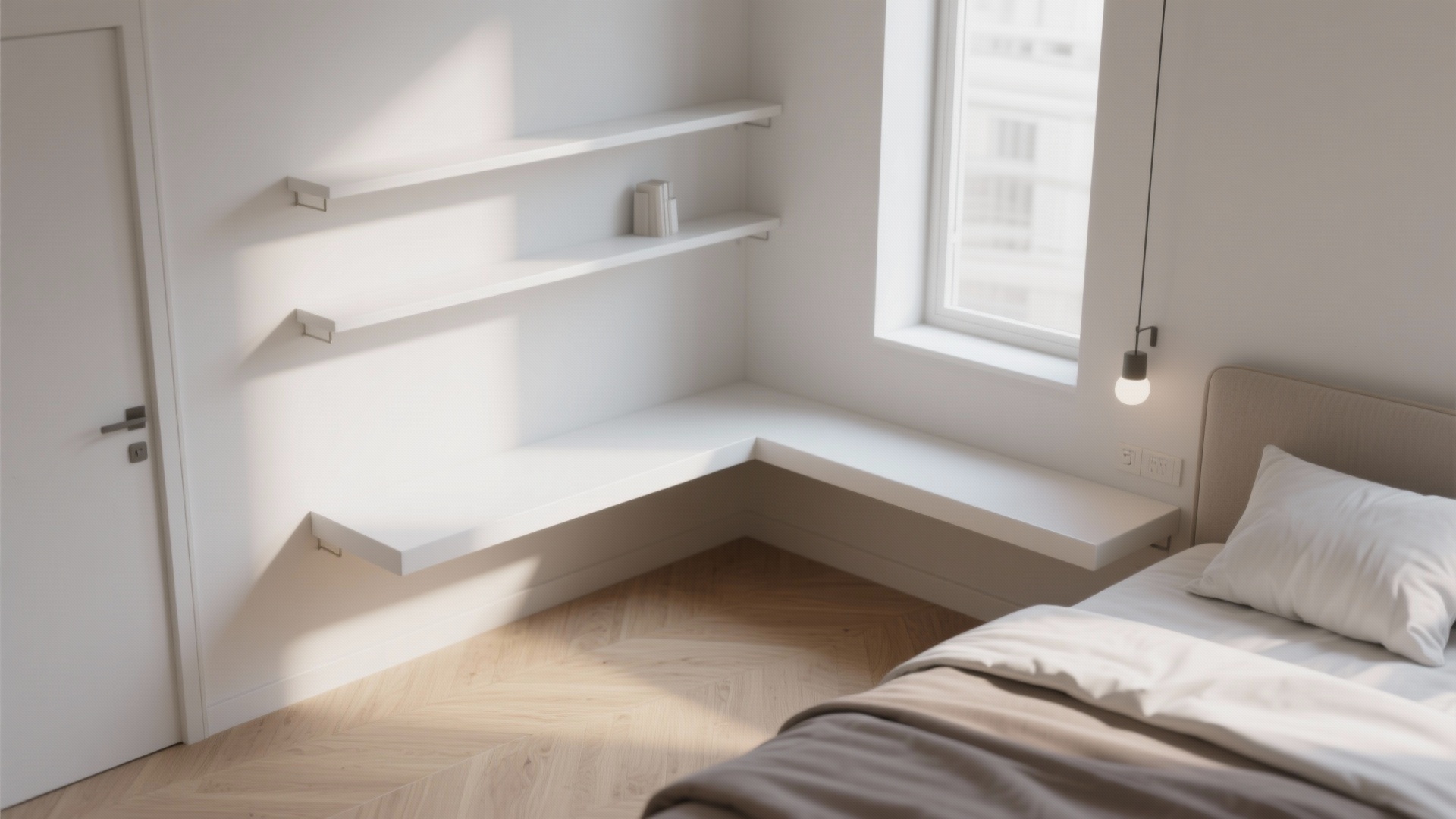 Small Bedroom Feels Cramped? 5 White Bedroom Bench Ideas