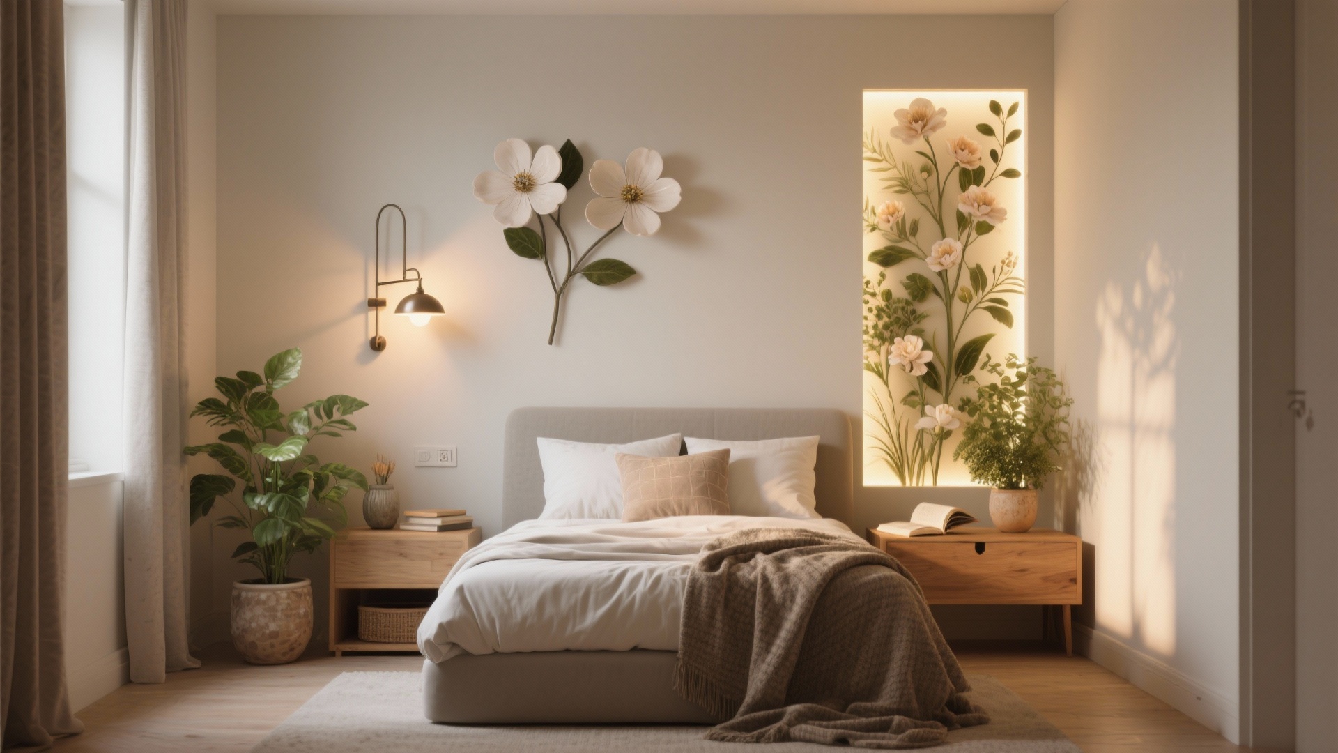 Floral Wall Light: 5 Creative Ideas for Small Spaces