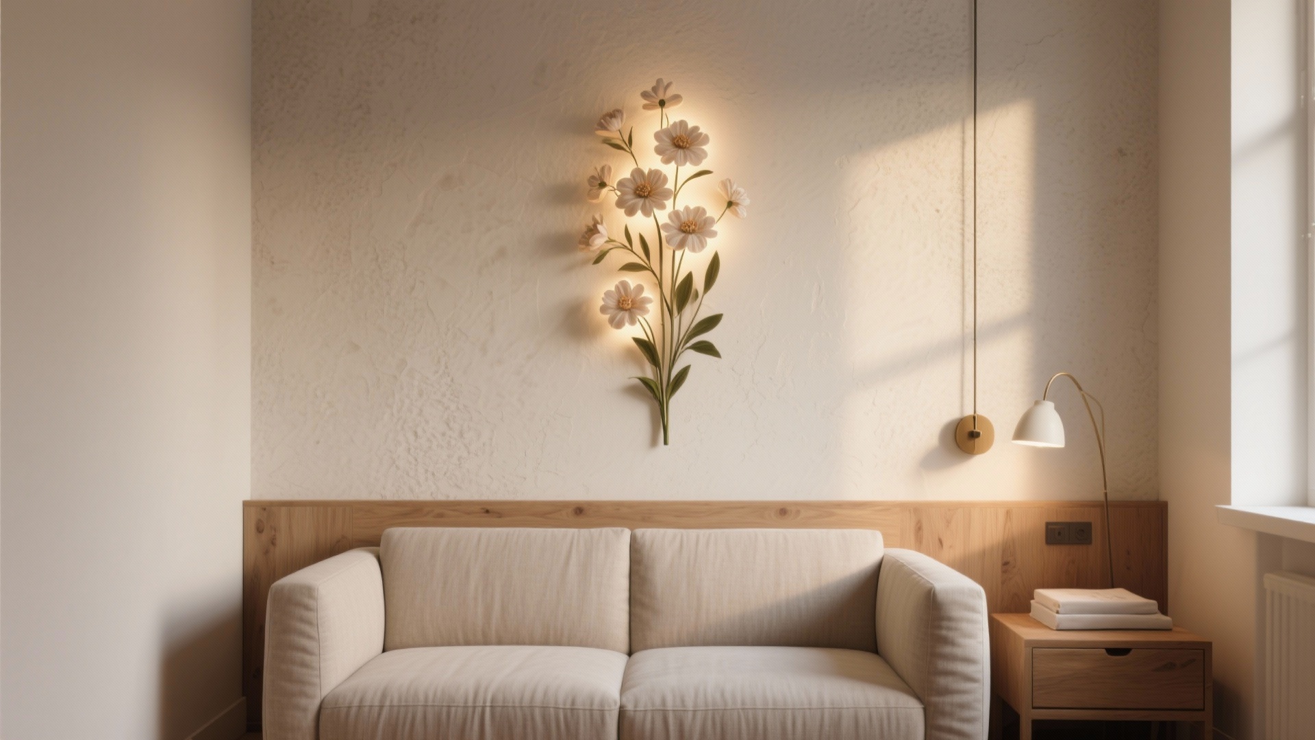 Floral Wall Lights: 5 Creative Ideas for Small Spaces