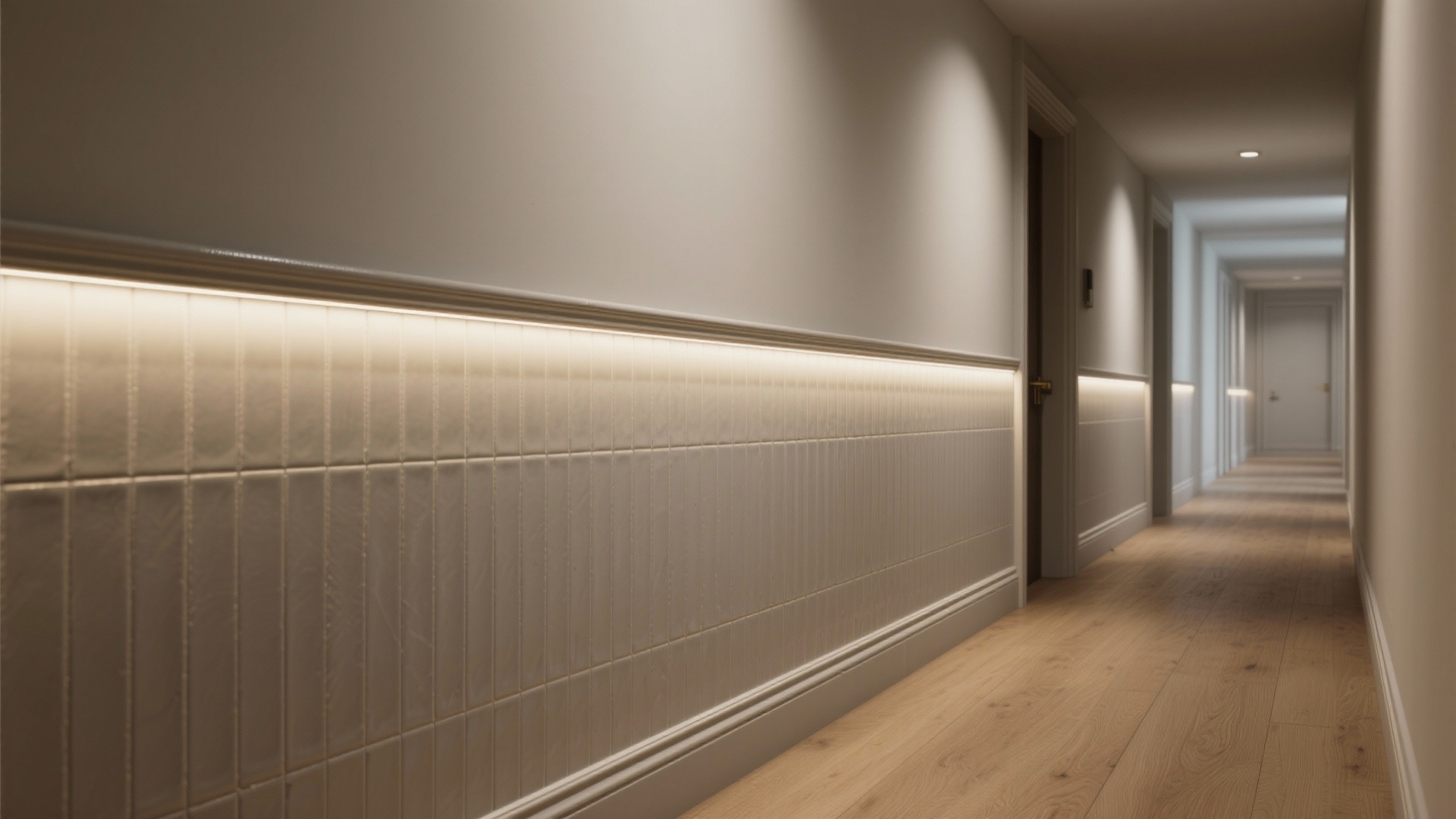 Hall Walls Always Scuffed? 5 Half Wall Tiles Design for Hall