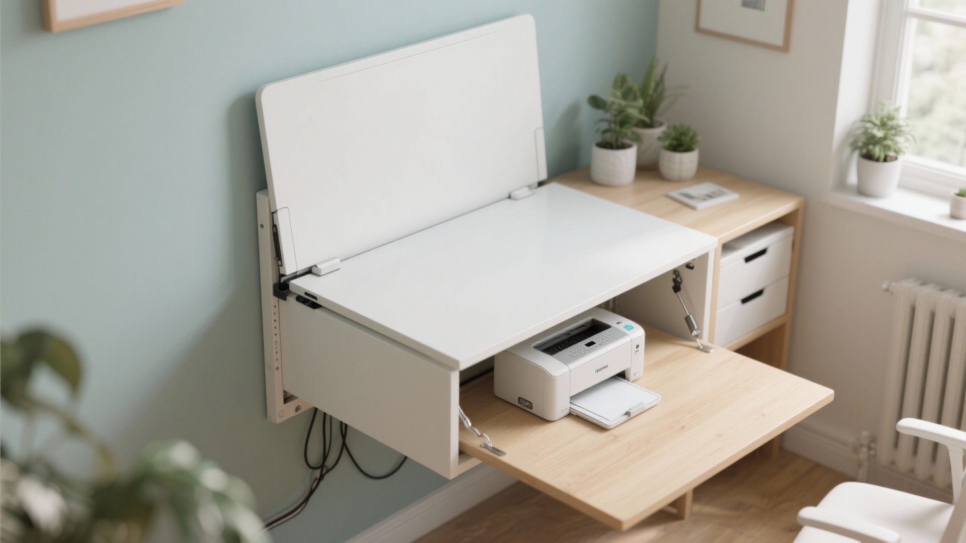 Computer and Printer Desk: 5 Small-Space Ideas