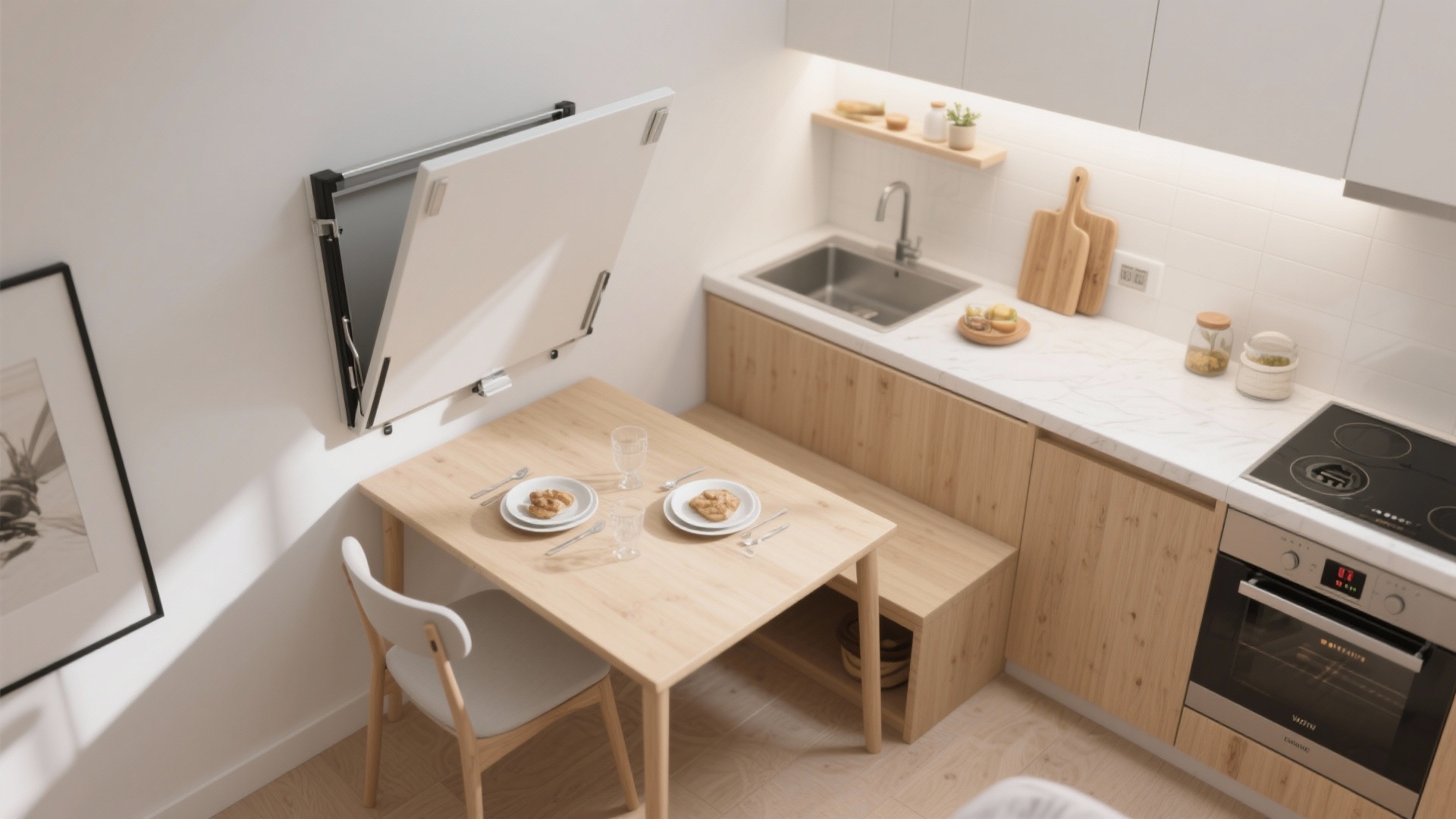 Studio Apartment Kitchen Ideas for Kitchens That Feel Too Small