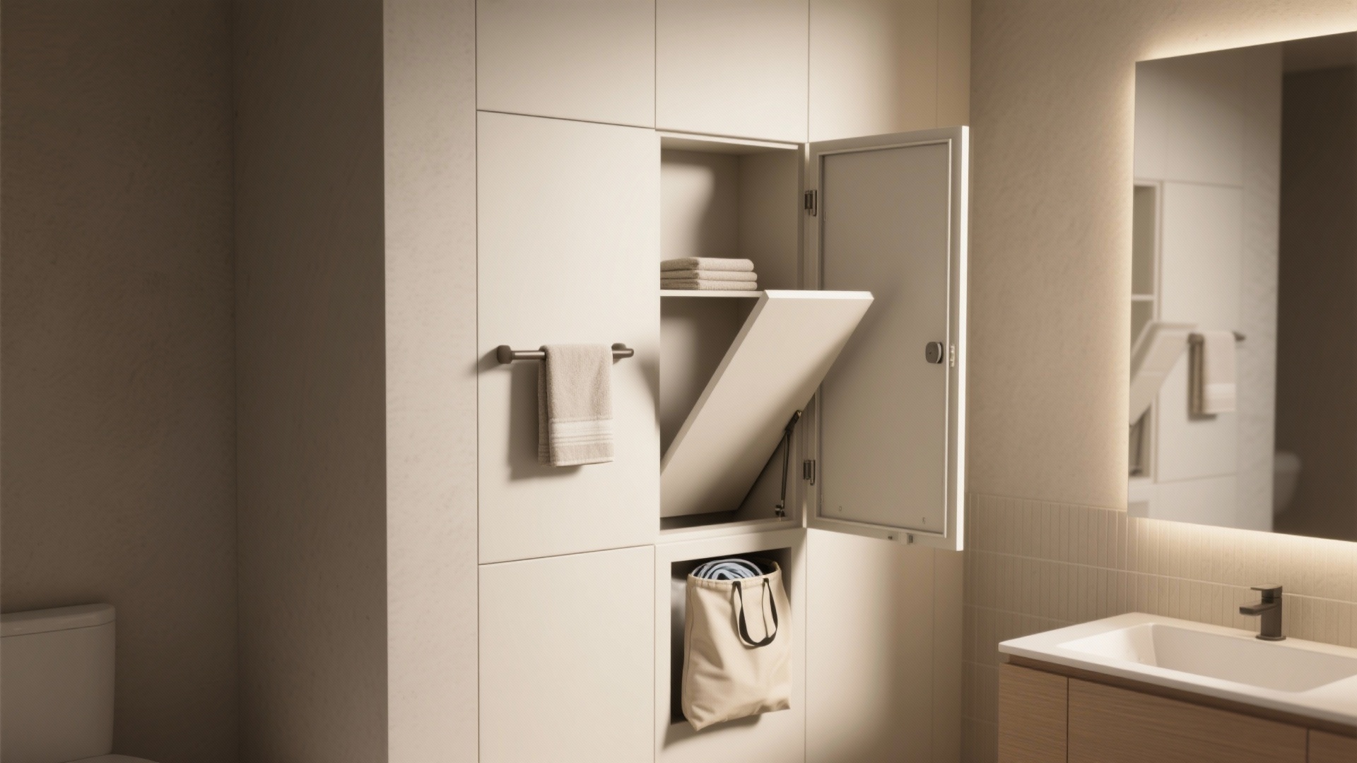 5 Bathroom Laundry Chute Ideas for Small Spaces