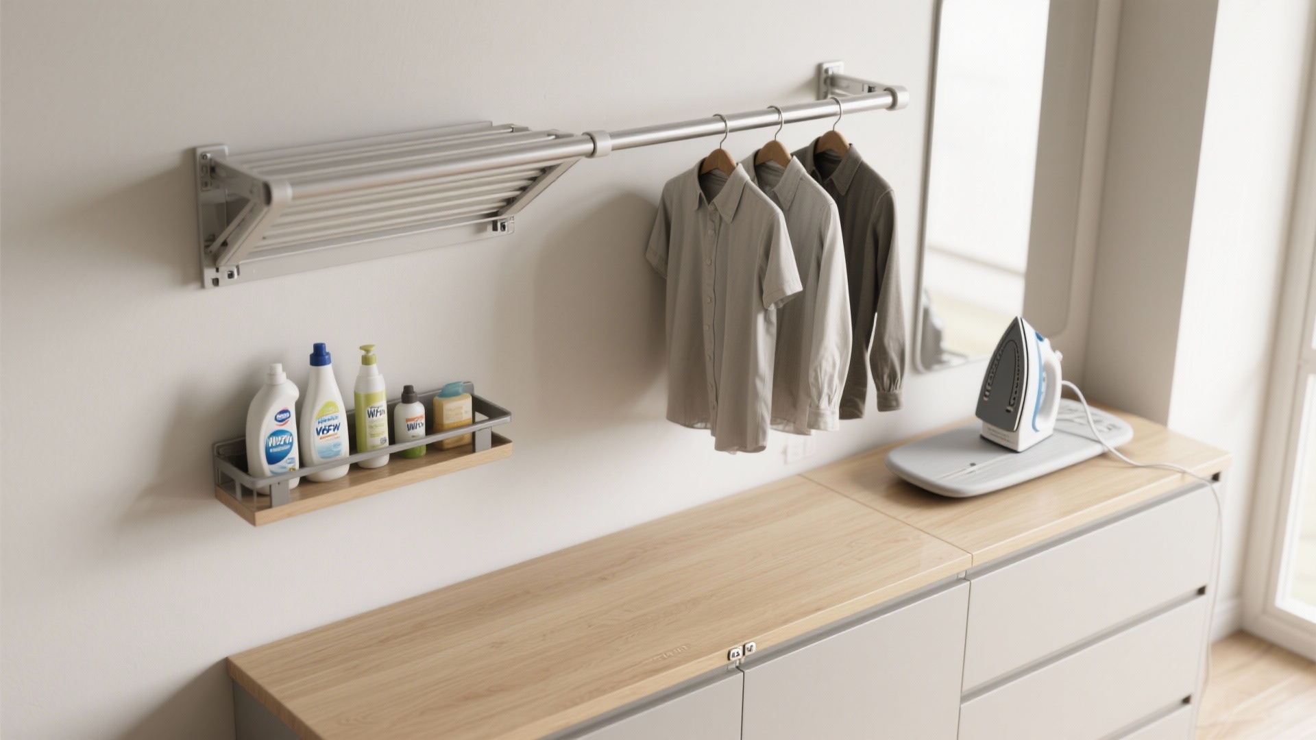 Laundry Room Hanging Rod Ideas — 5 Practical Picks