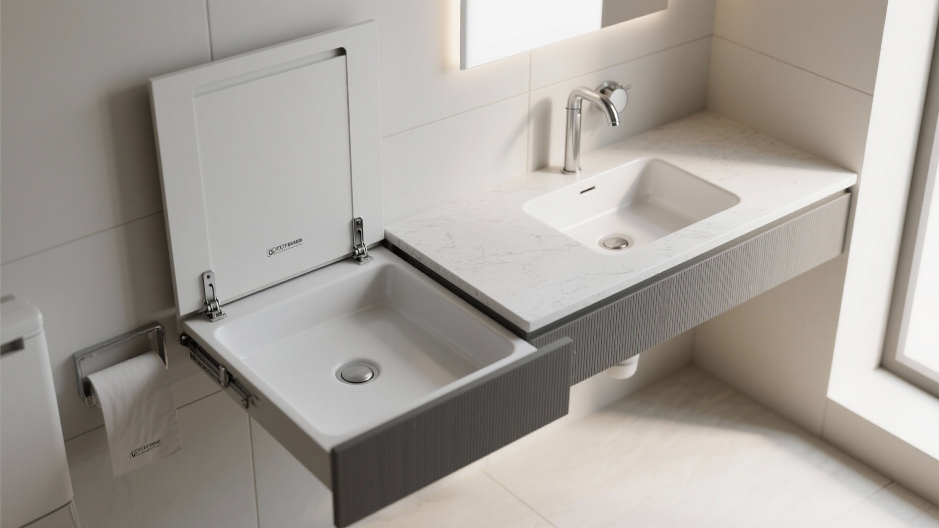 Tiny Bathroom, No Sink Space? 5 Small Bathroom Sink Ideas