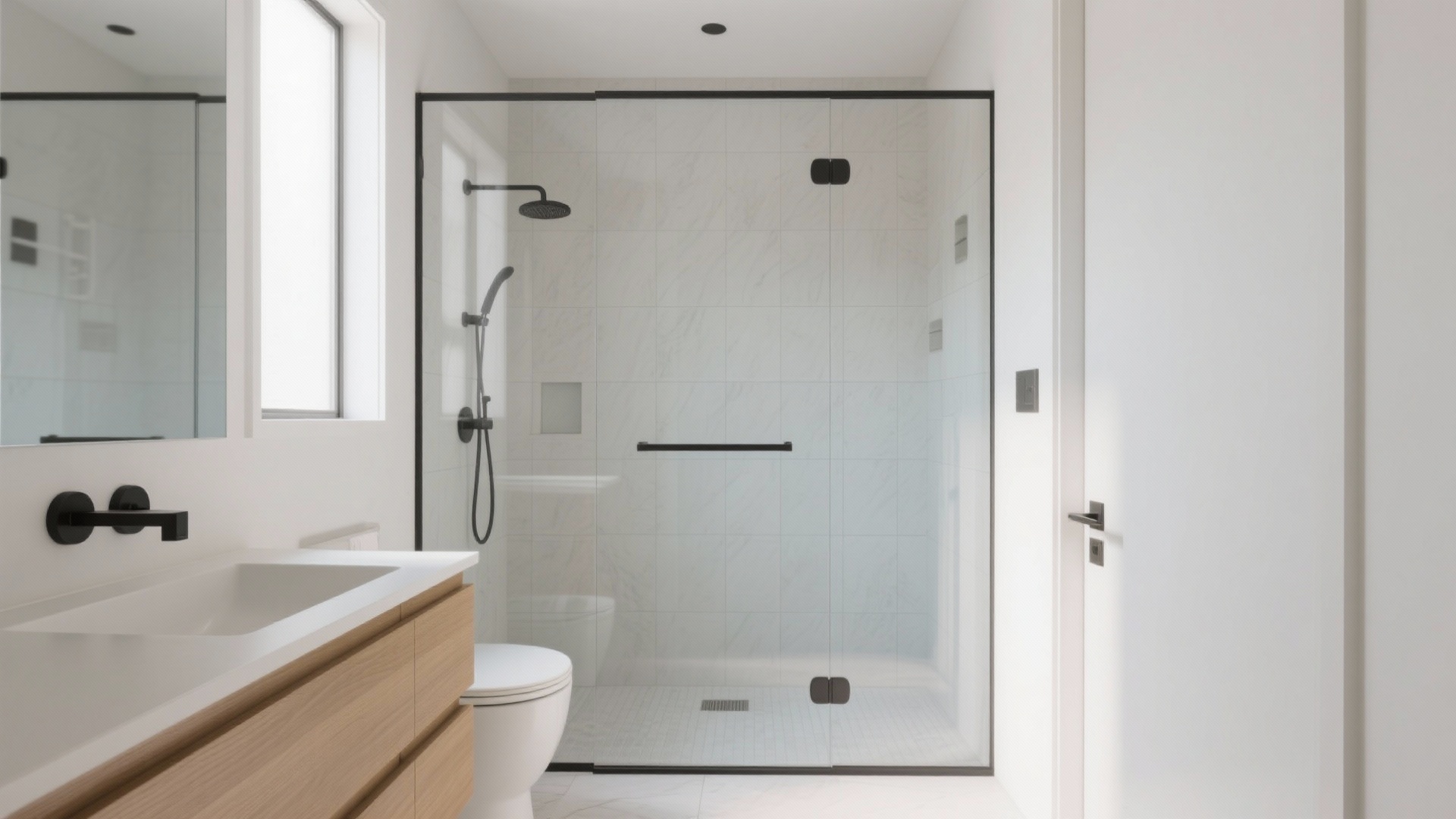 5 bathroom glass partition designs to maximize space