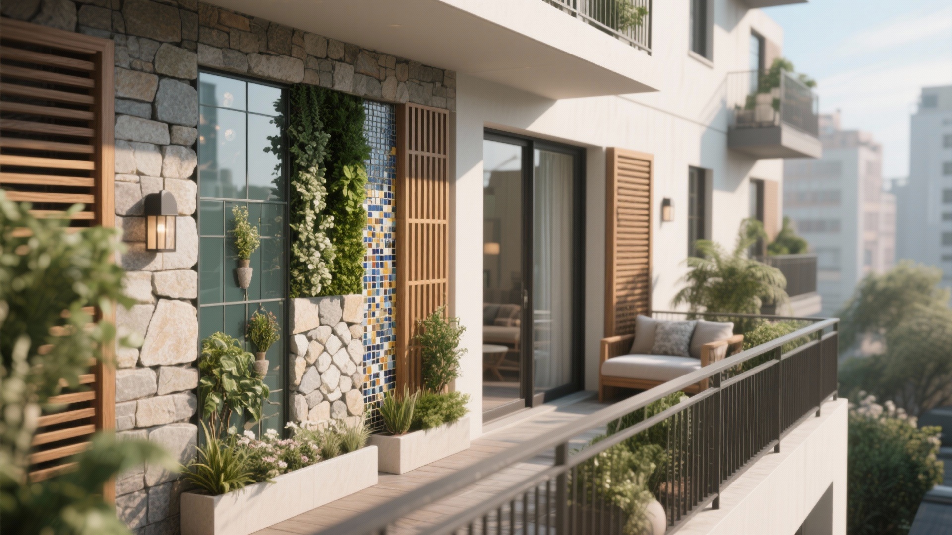 5 Front Balcony Wall Design Ideas