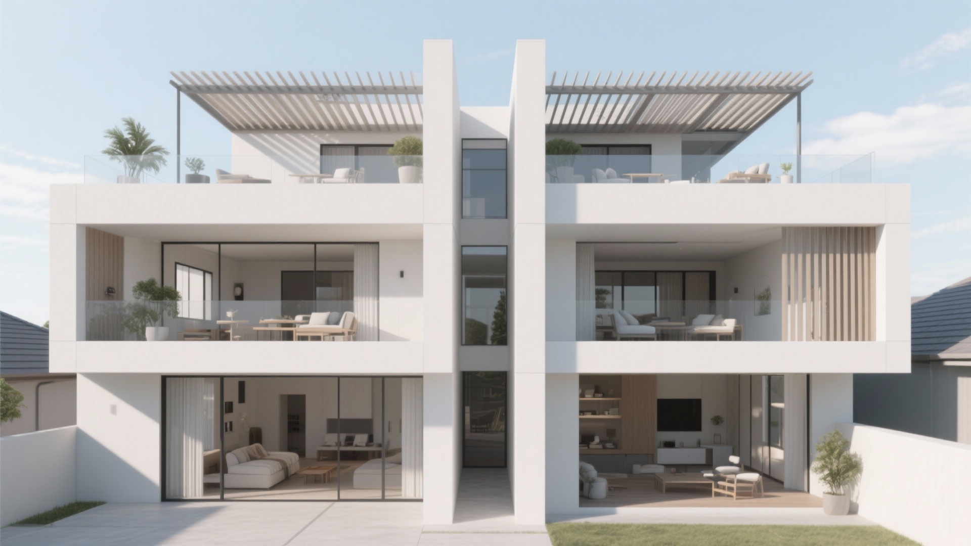 2-Storey + Rooftop Floor Plan: Future-Ready Spatial Interface