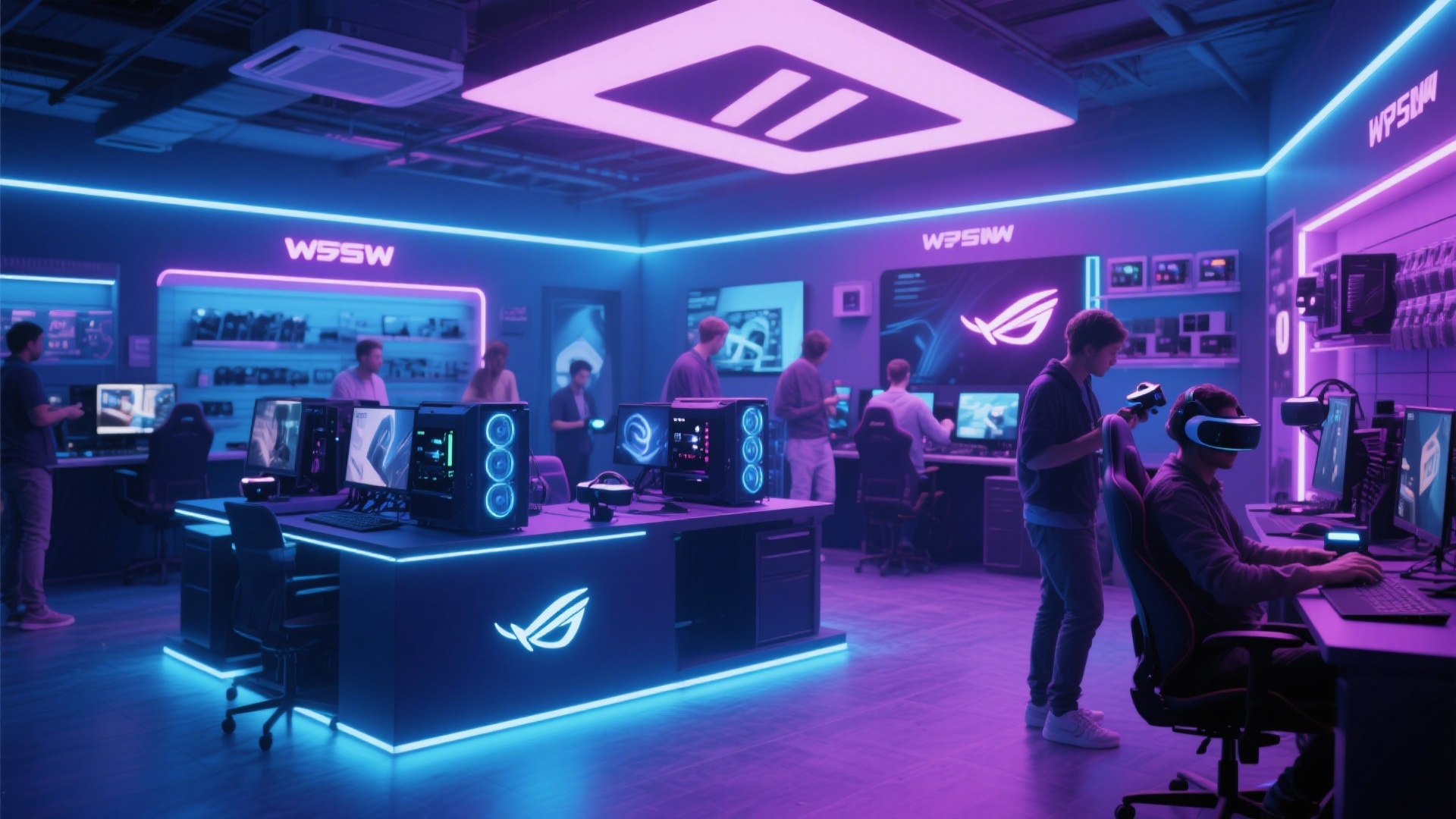 Creative Computer Shop Interior Design Ideas