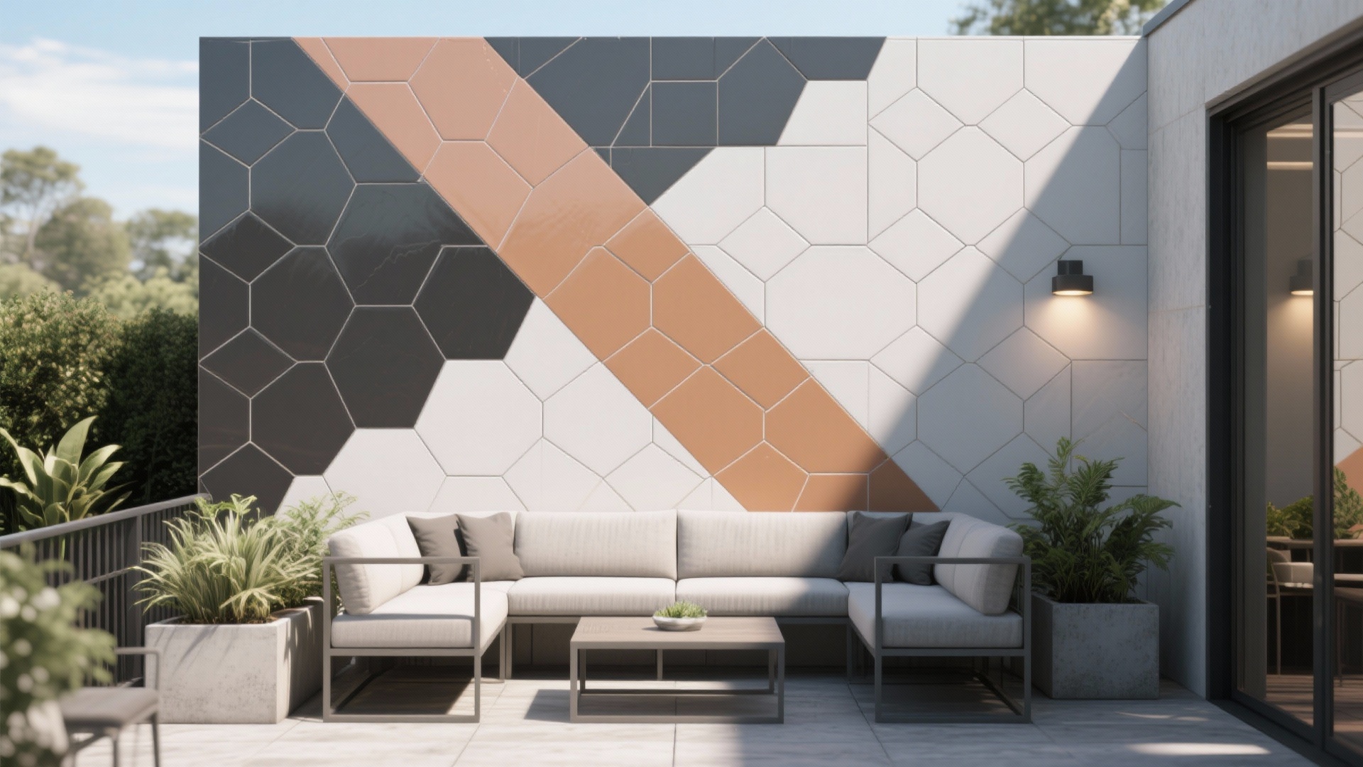 Outdoor Wall Tiles Design: Small Balcony Still Plain? 5 Fixes