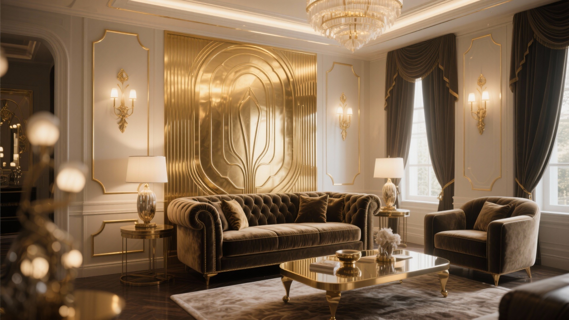 10 Living Room Wall Trim Ideas