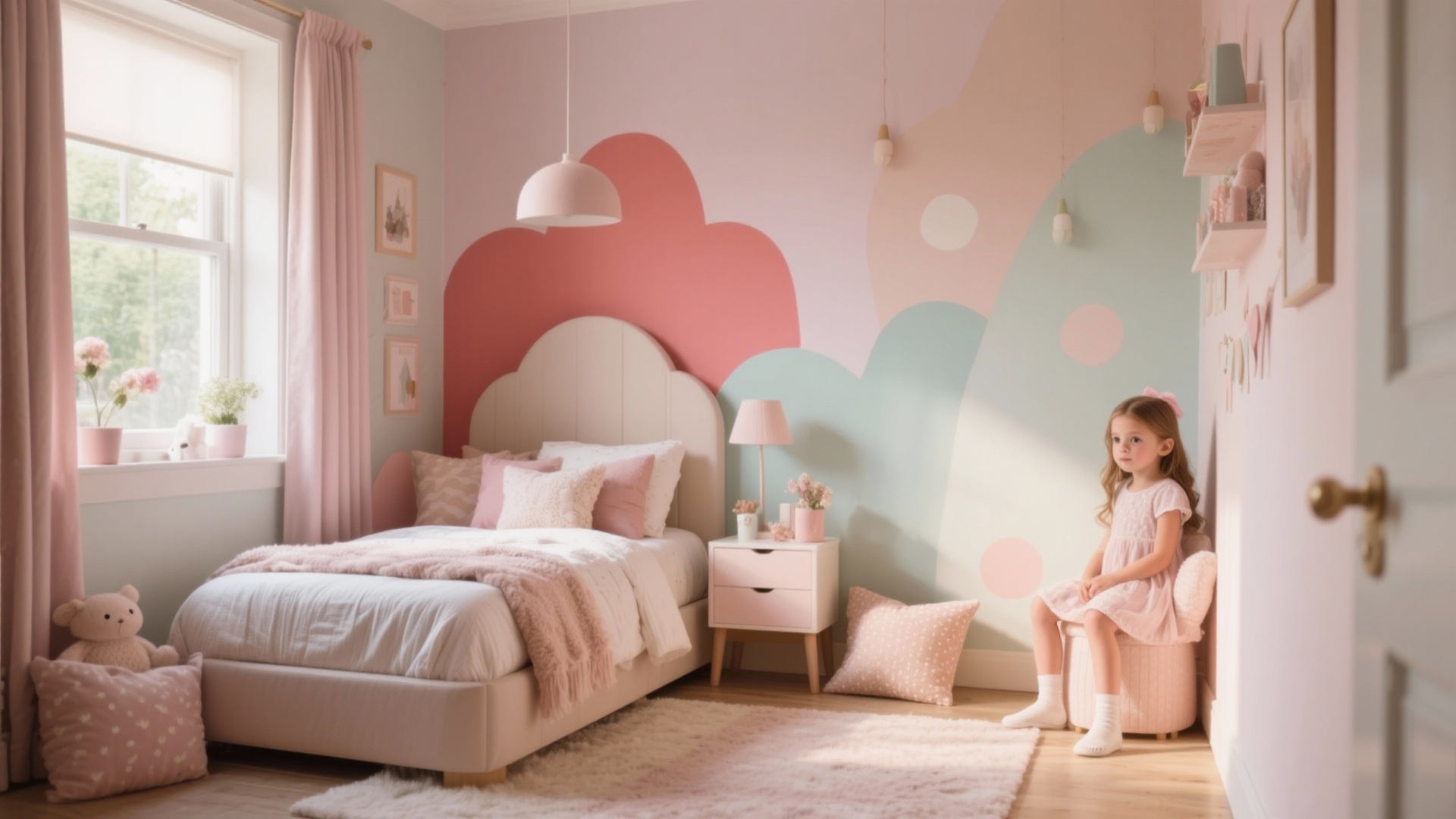 Girl Room Feels Small? 10 Wall Paint Ideas That Add Light