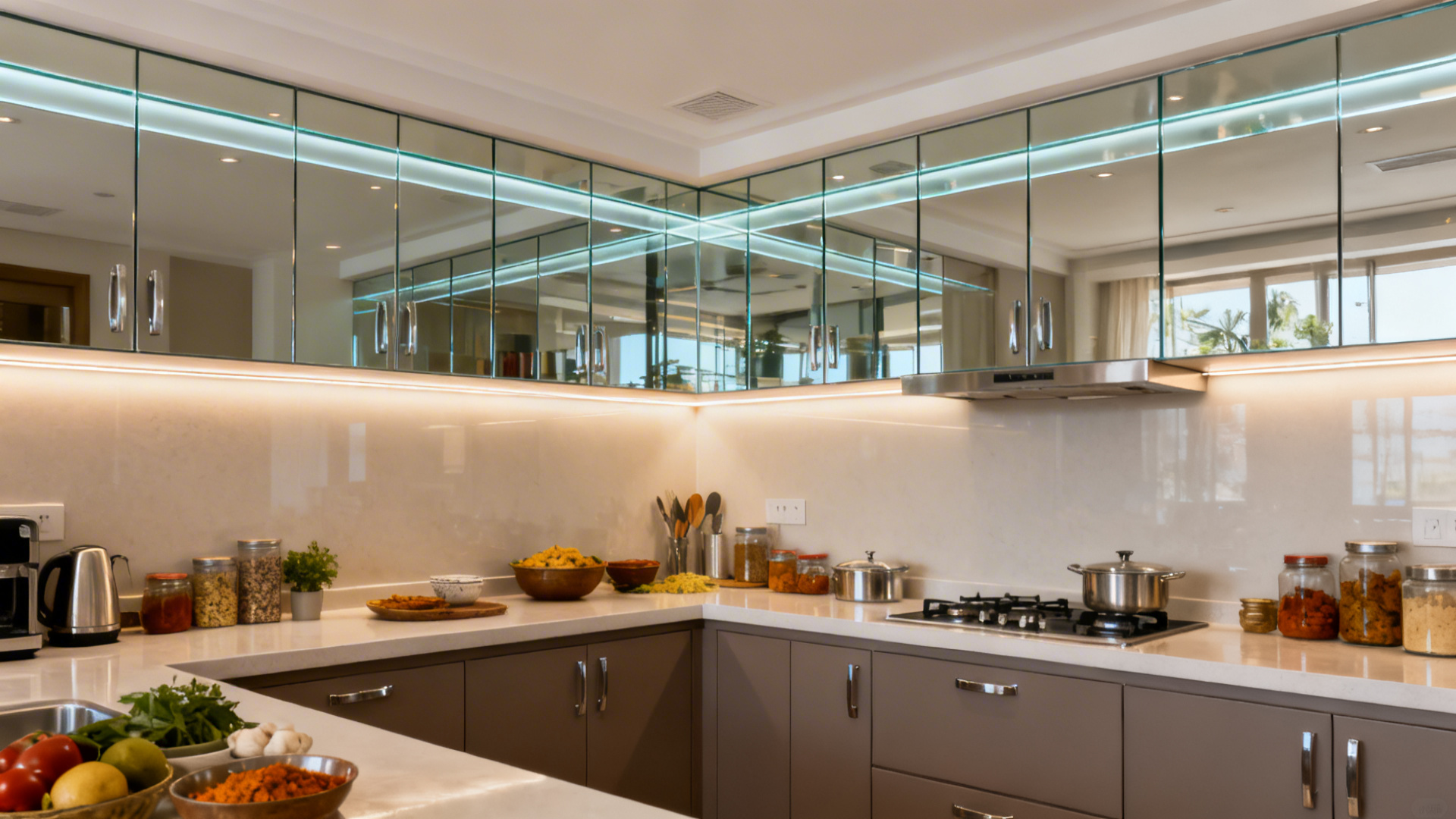 Cramped Indian Kitchen? Gyproc Ceiling Design Fixes Heat
