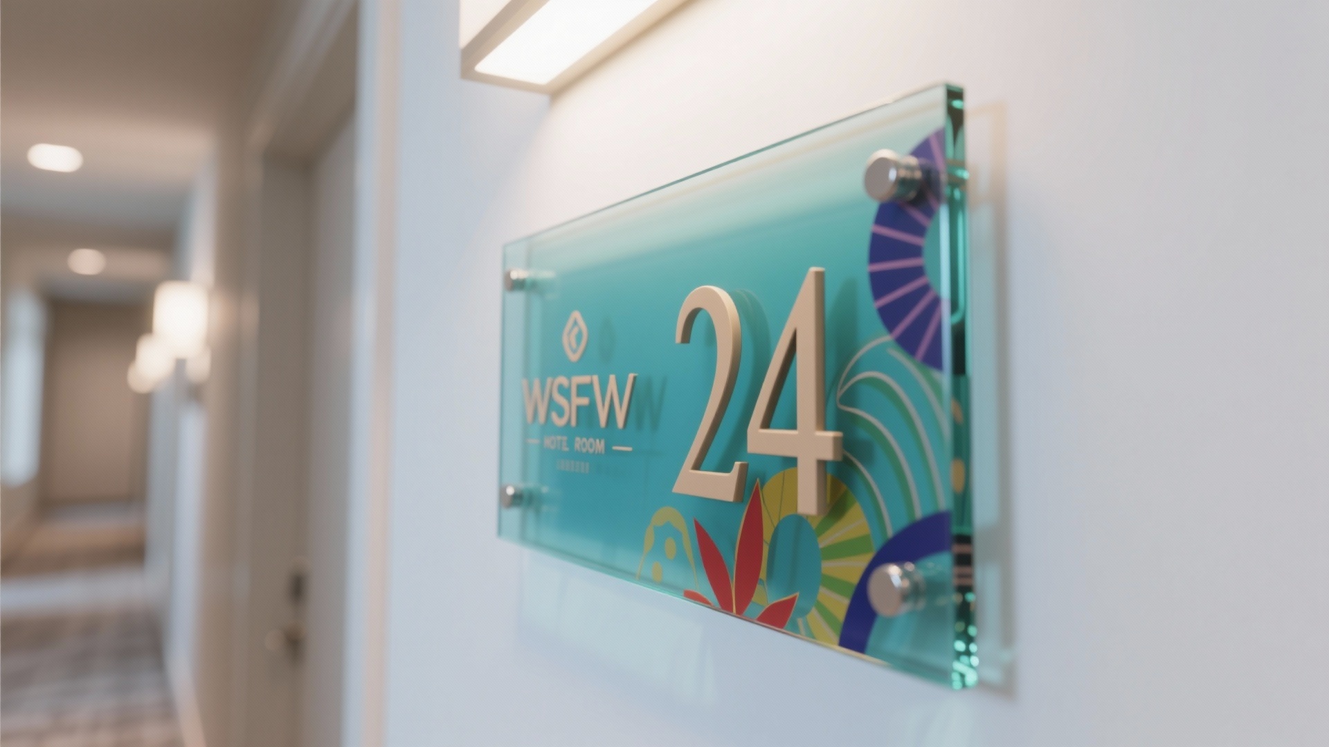 5 Hotel Room Number Plate Design Ideas