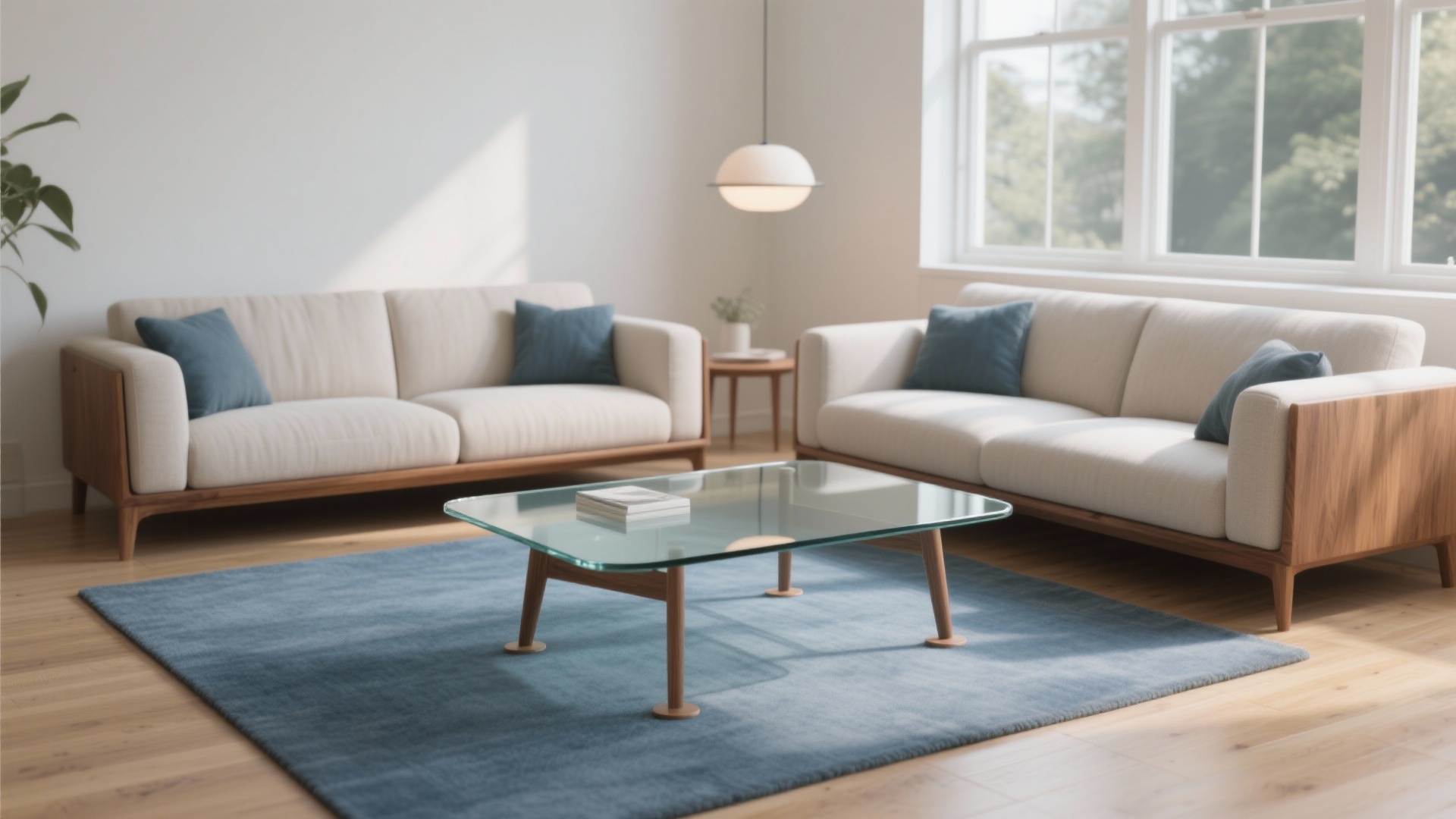 Glass Top Coffee Table Feels Wobbly or Glary? Fix Size & Base