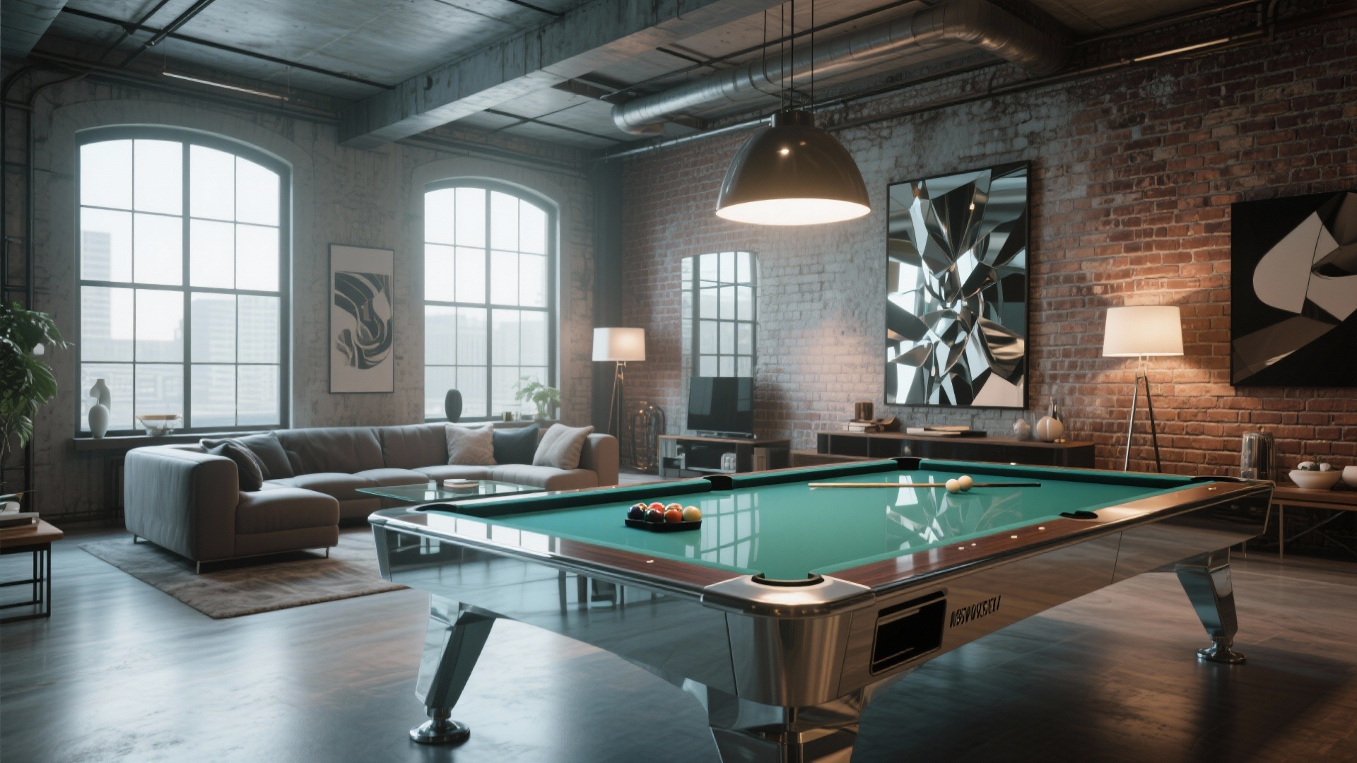 10 Living Room Pool Table Ideas