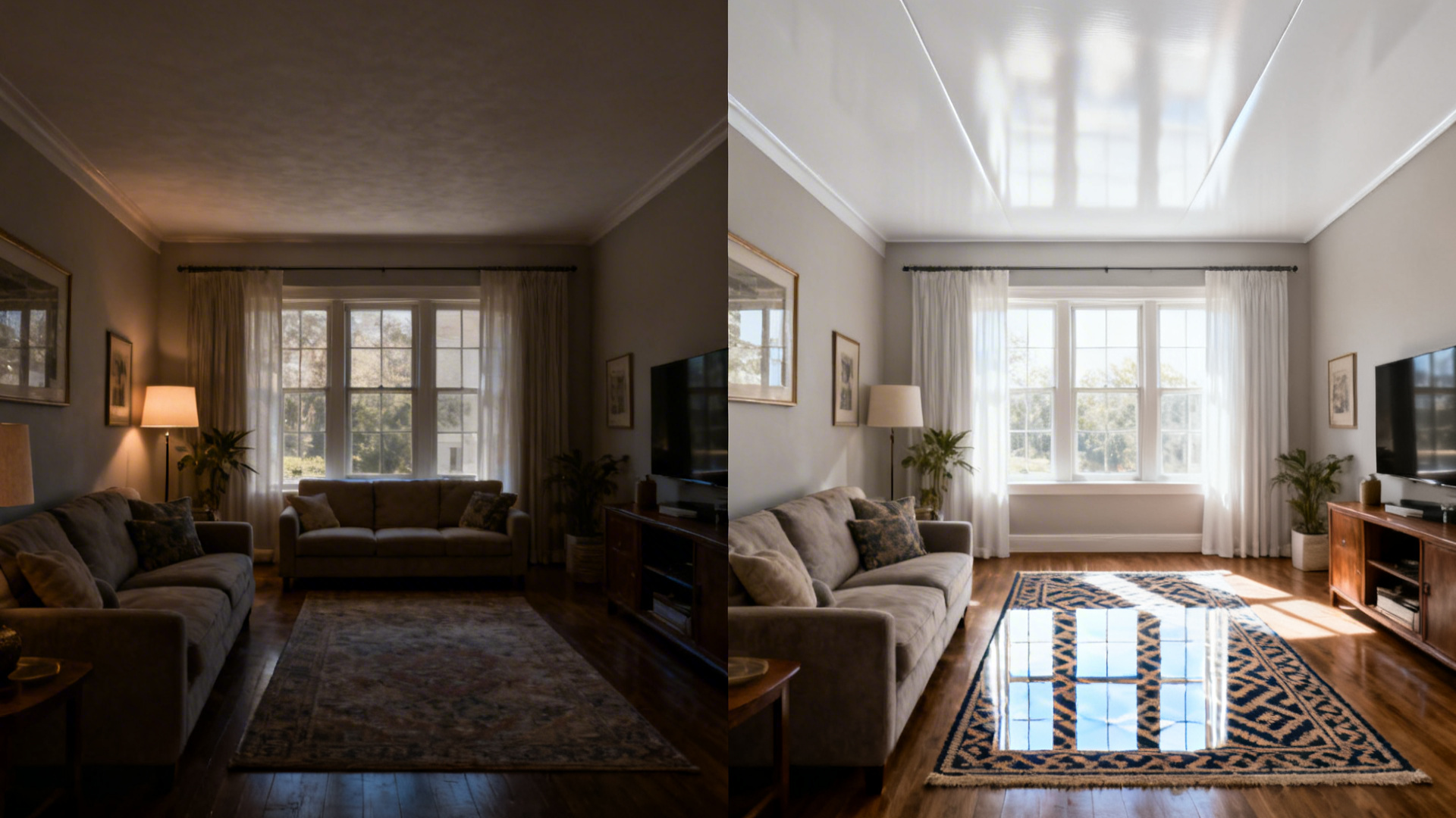 PVC panel ceiling design for drawing room: 5 ideas
