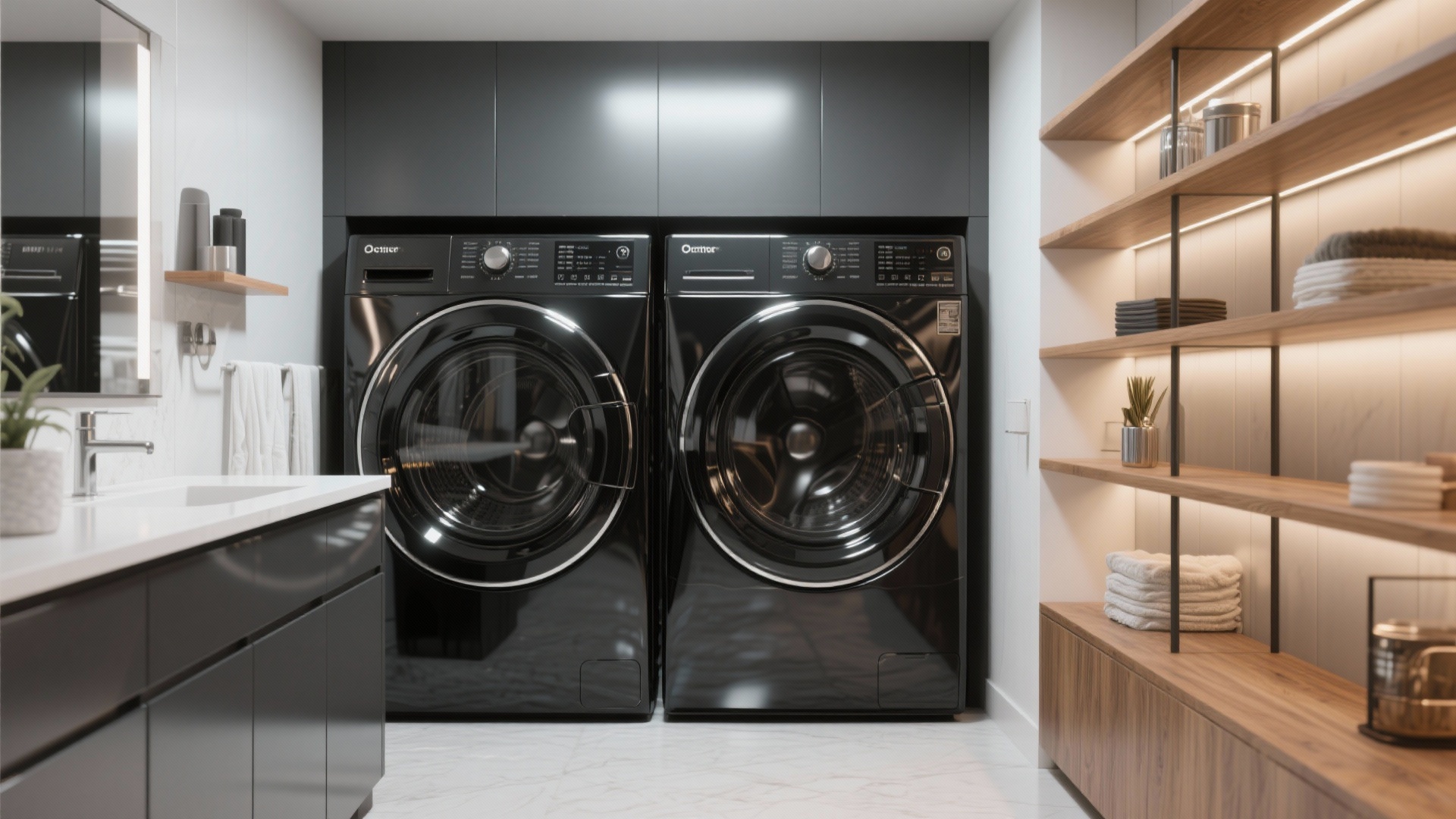 5 Black Laundry Room Ideas for Stylish Utility Spaces
