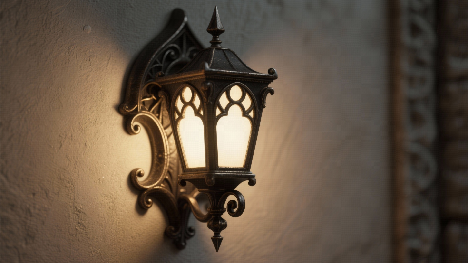 Small Room Feels Flat? Gothic Wall Lights Add Depth