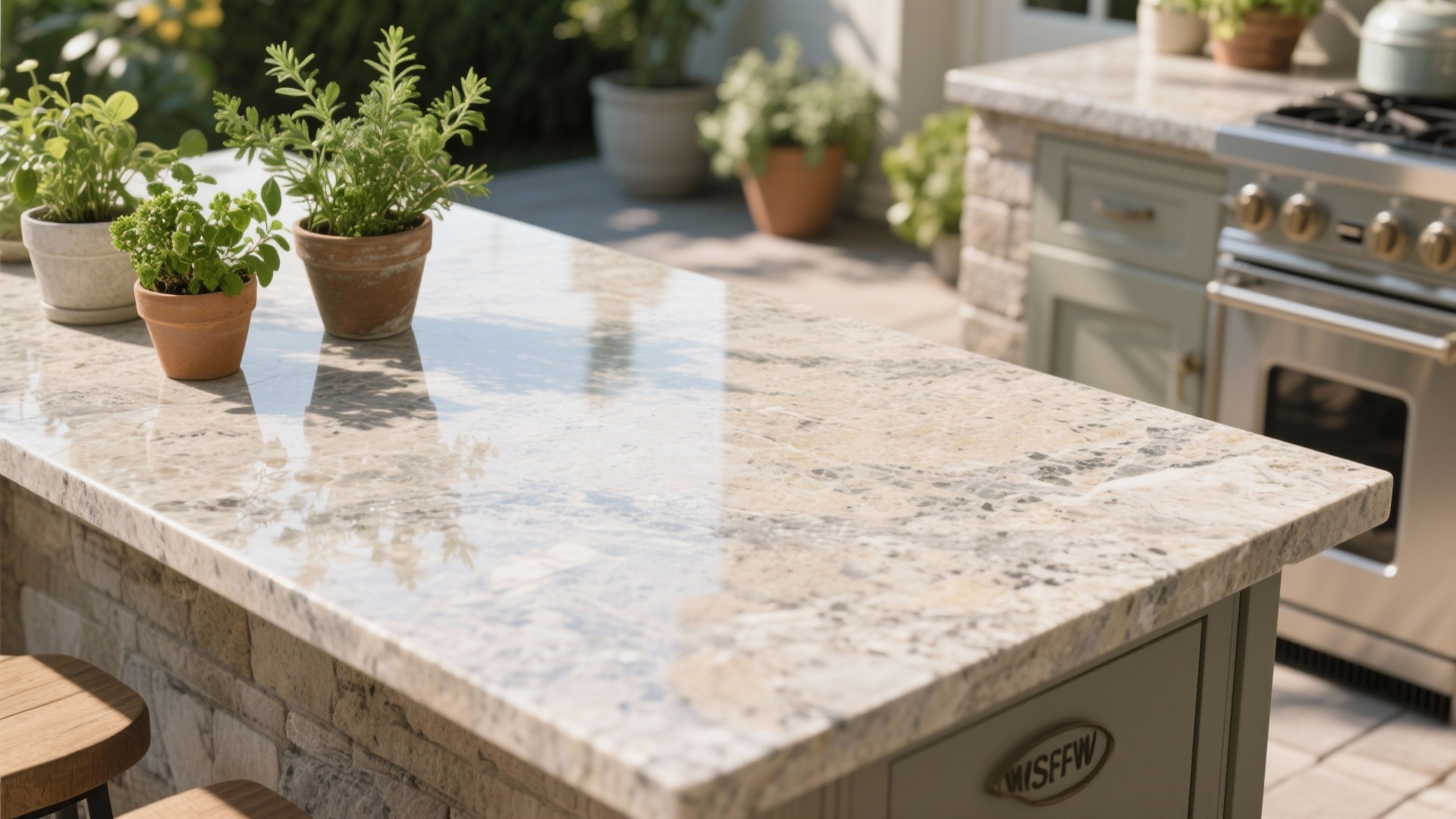 10 Outdoor Kitchen Countertop Ideas for Style & Durability