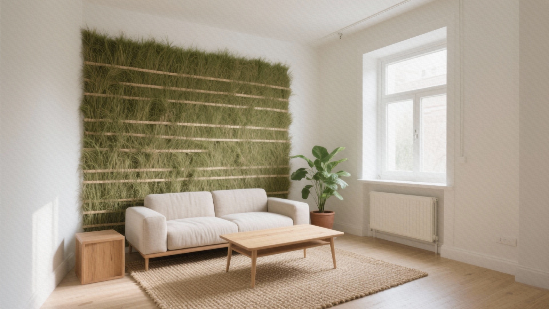 5 Grass Mat Wall Design Ideas for Small Spaces
