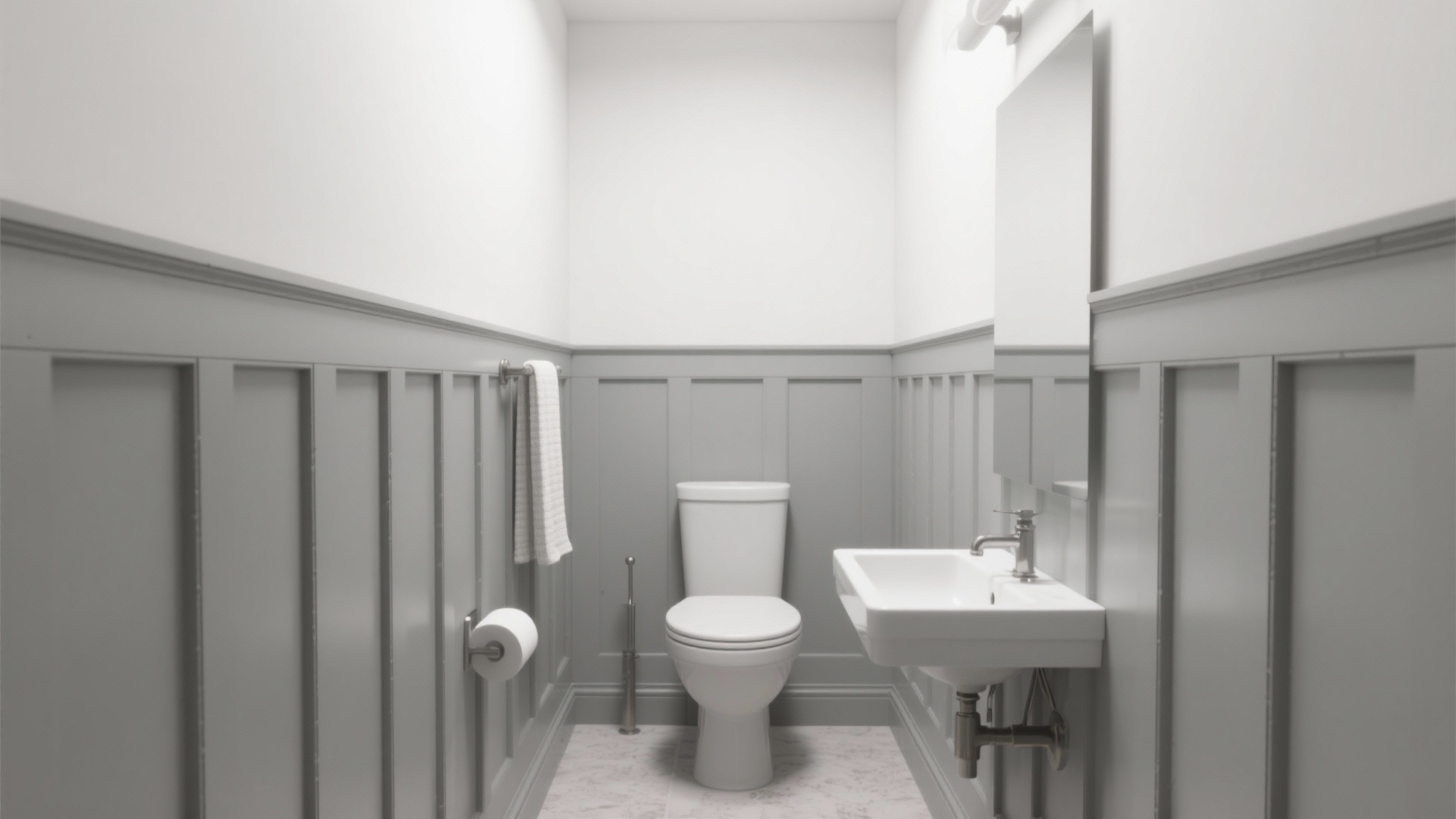 5 Bathroom Wall Decor Ideas in Gray